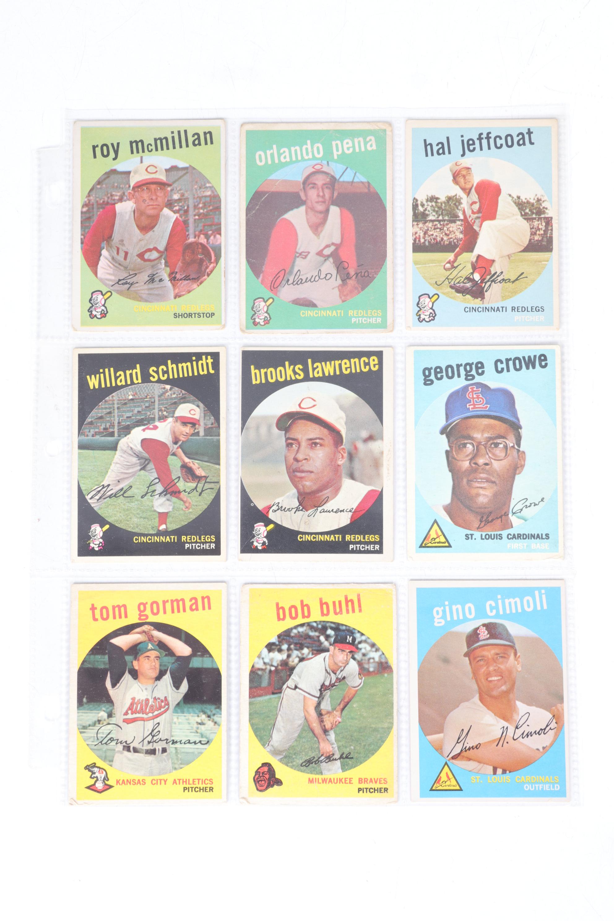 Fifty-Two Topps 1959 Baseball Cards | EBTH