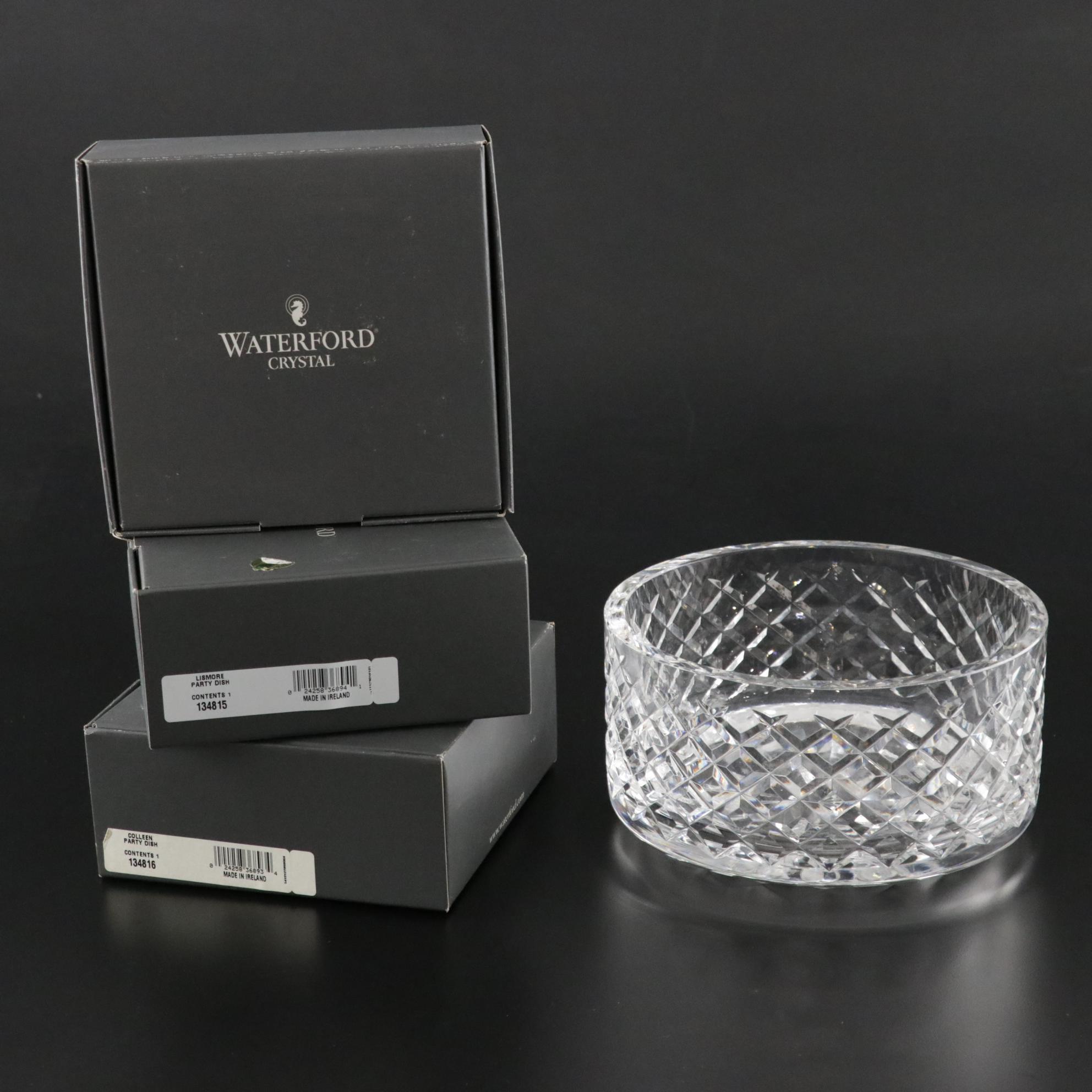 Waterford "Alana" Crystal Centerpiece With "Carina," "Colleen ...