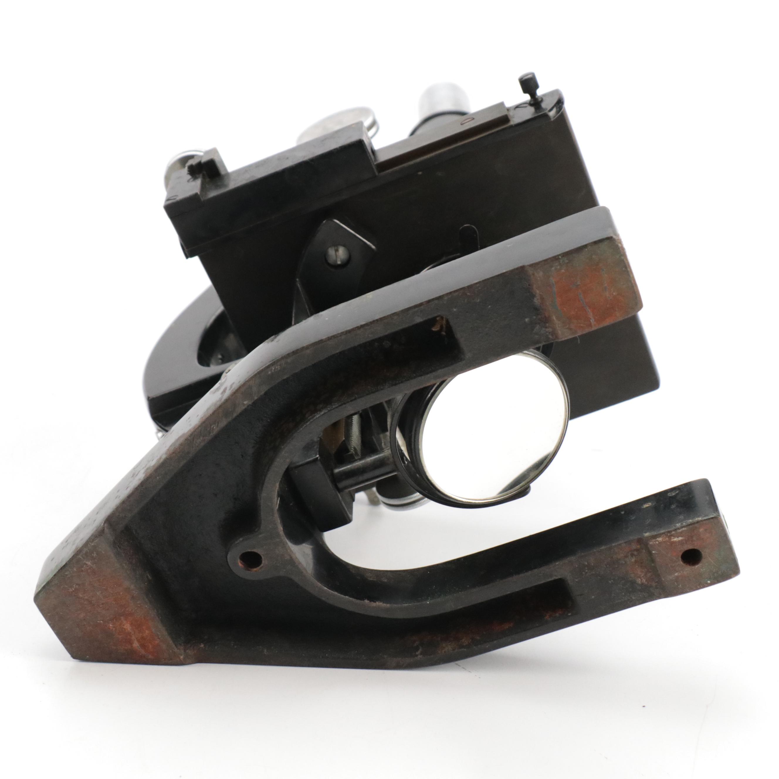 Bausch & Lomb Metal Microscope and Wood Storage Case | Everything But ...