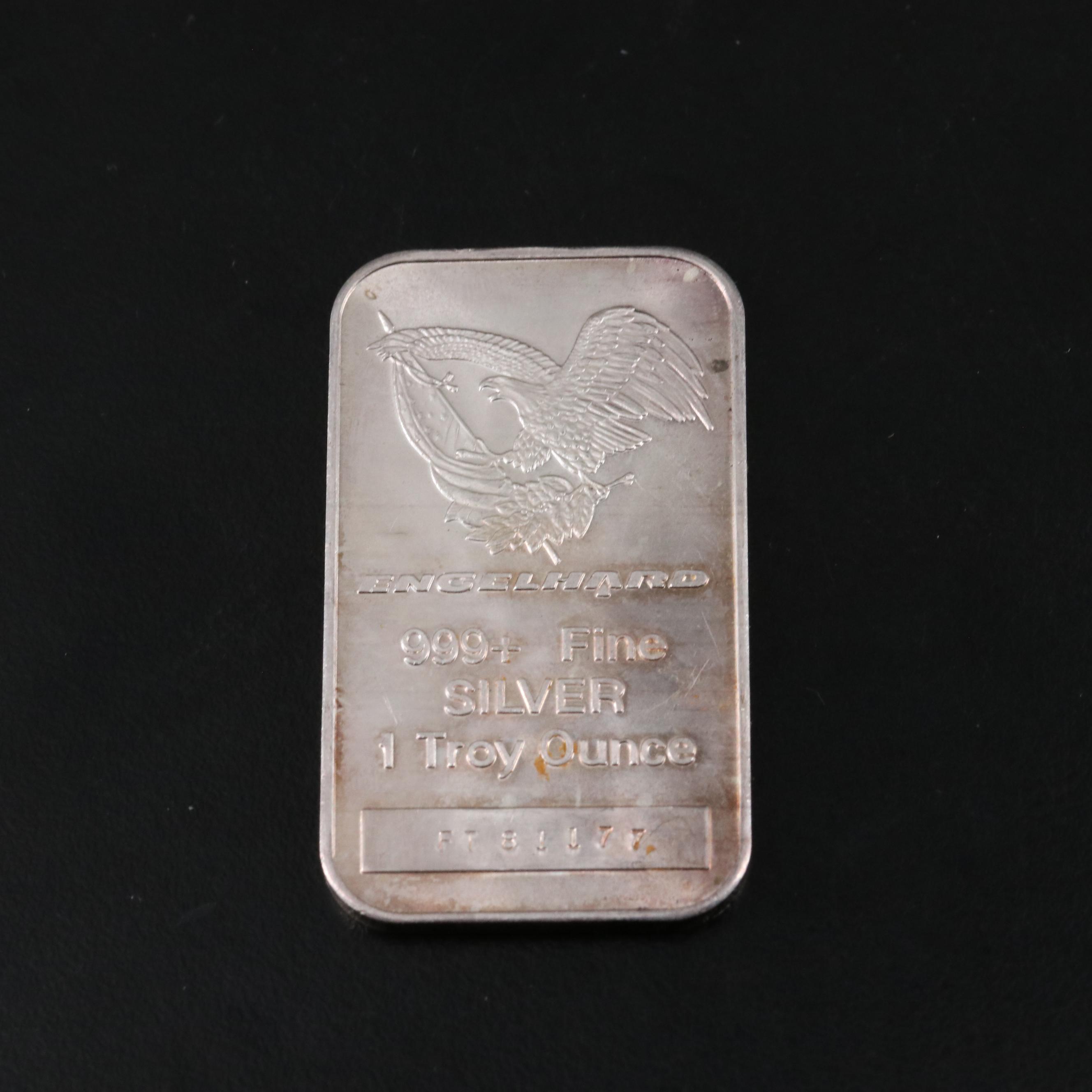 One Ounce Engelhard .999 Silver Bar | Everything But The House