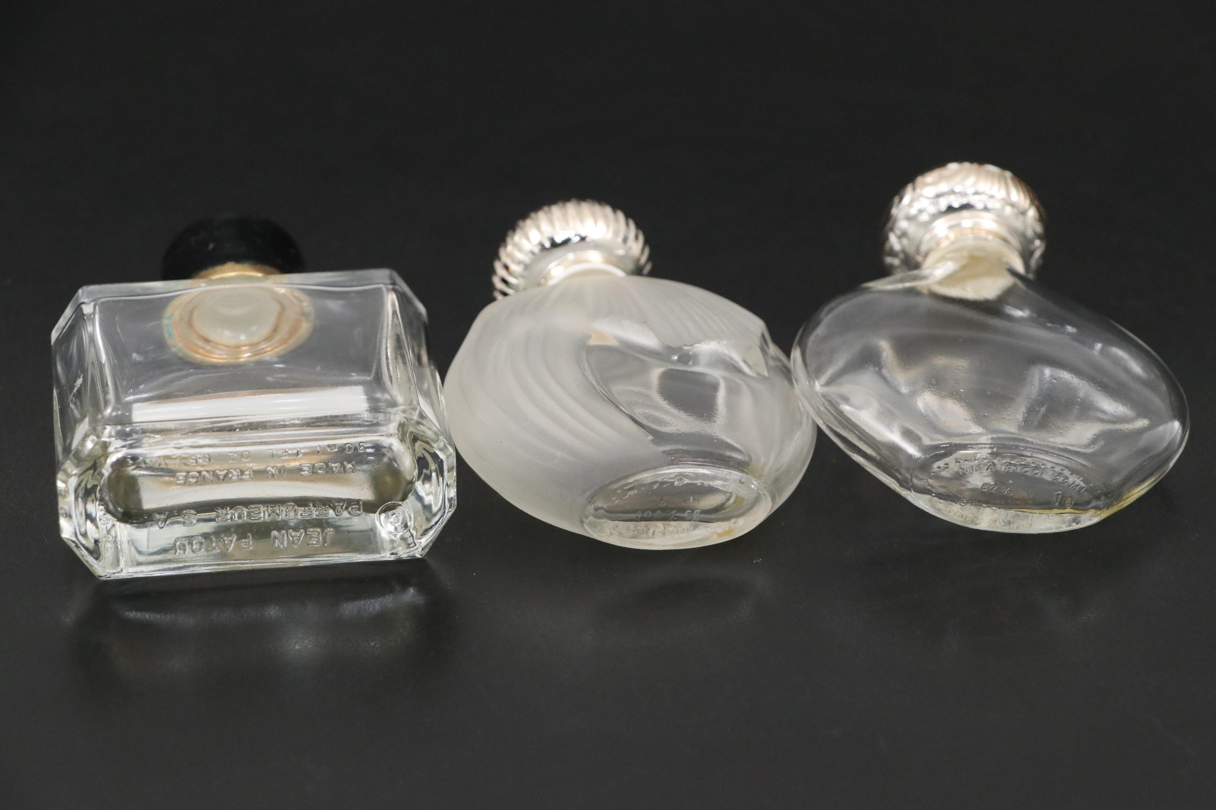 Guerlain's "Shalimar", Nina and Jean Patou Perfume Bottles With ...