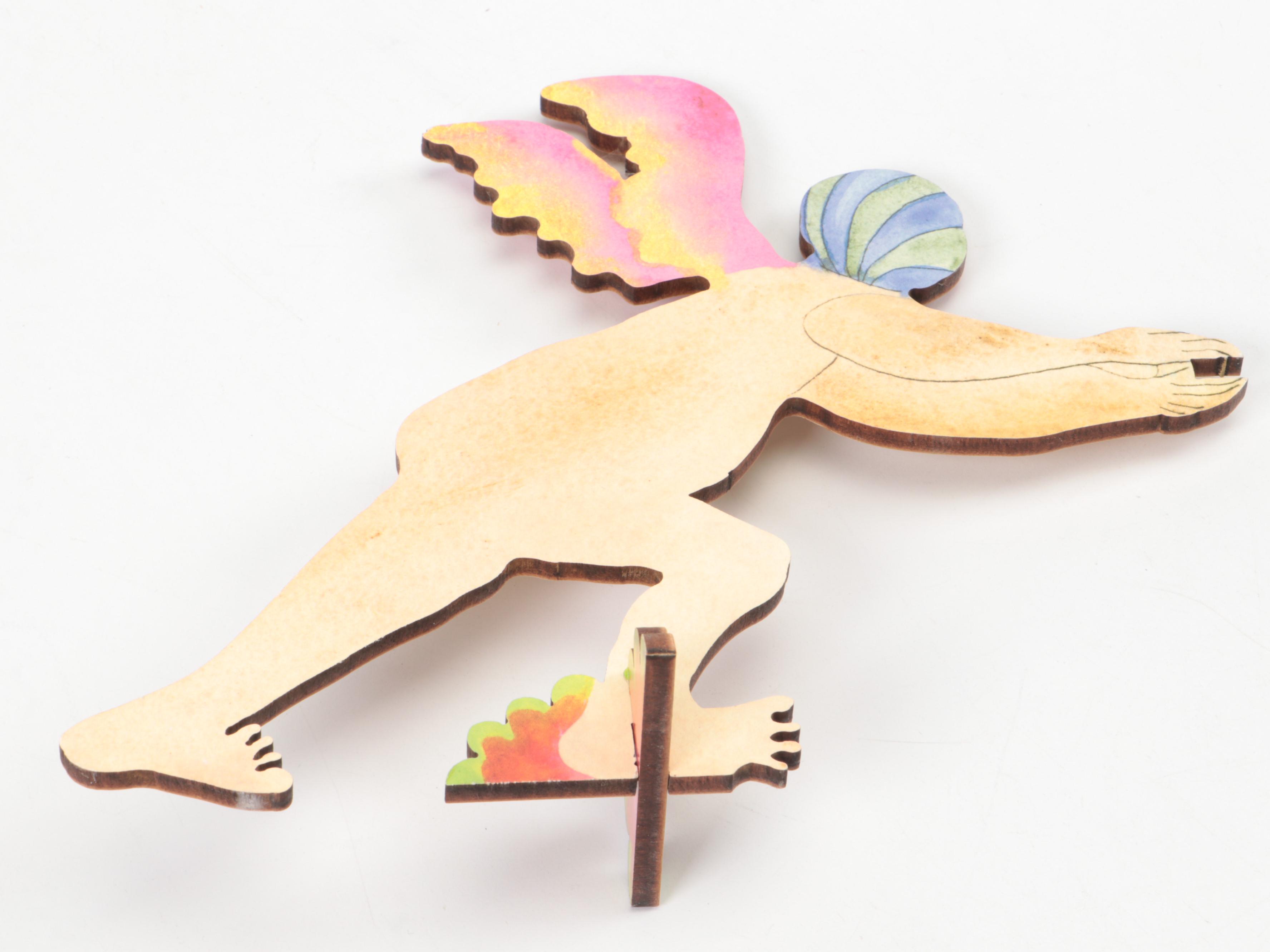 Judie Bomberger "Pushing Lady Luck" Figures, 1998 | Everything But The ...