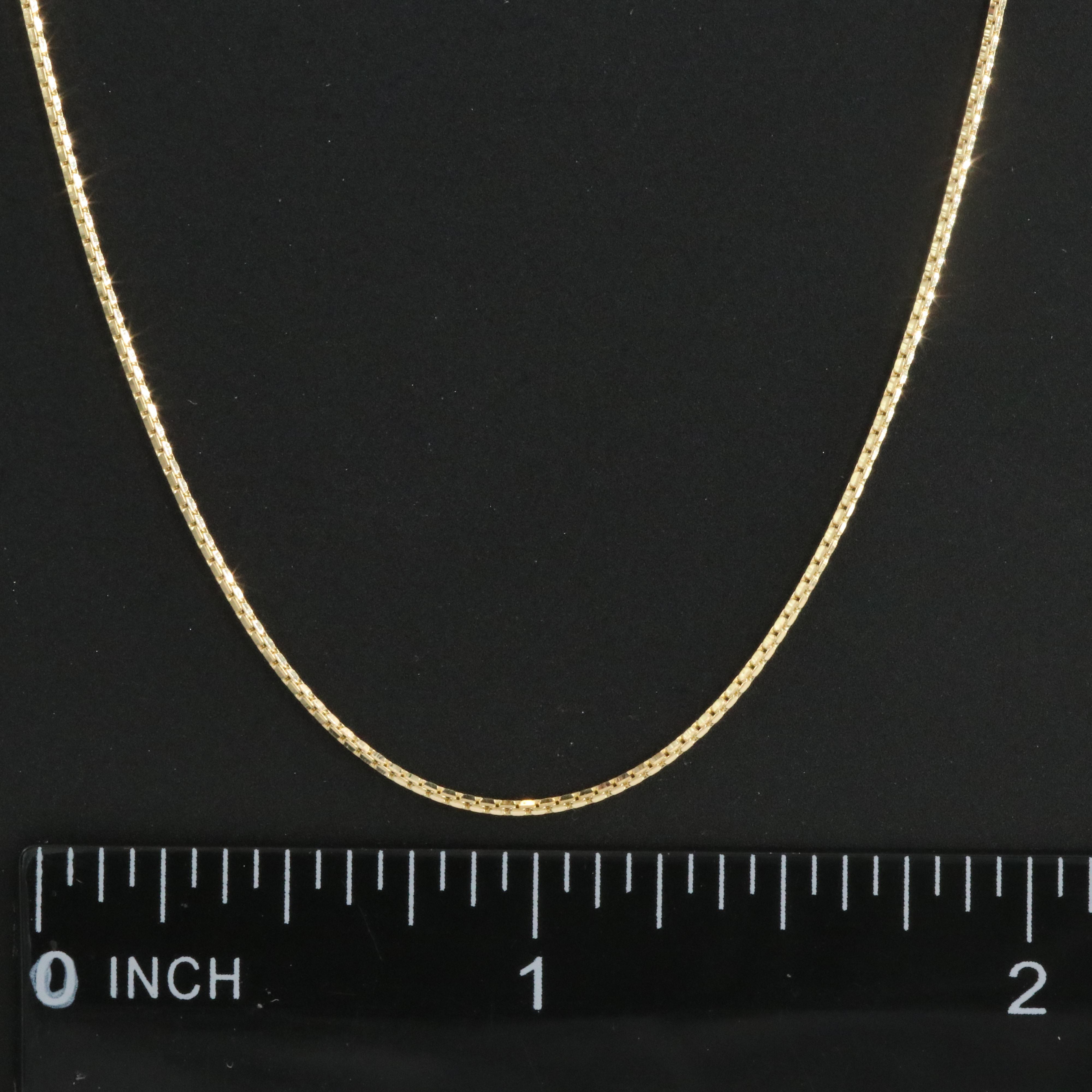 14K Box Chain Necklace | Everything But The House