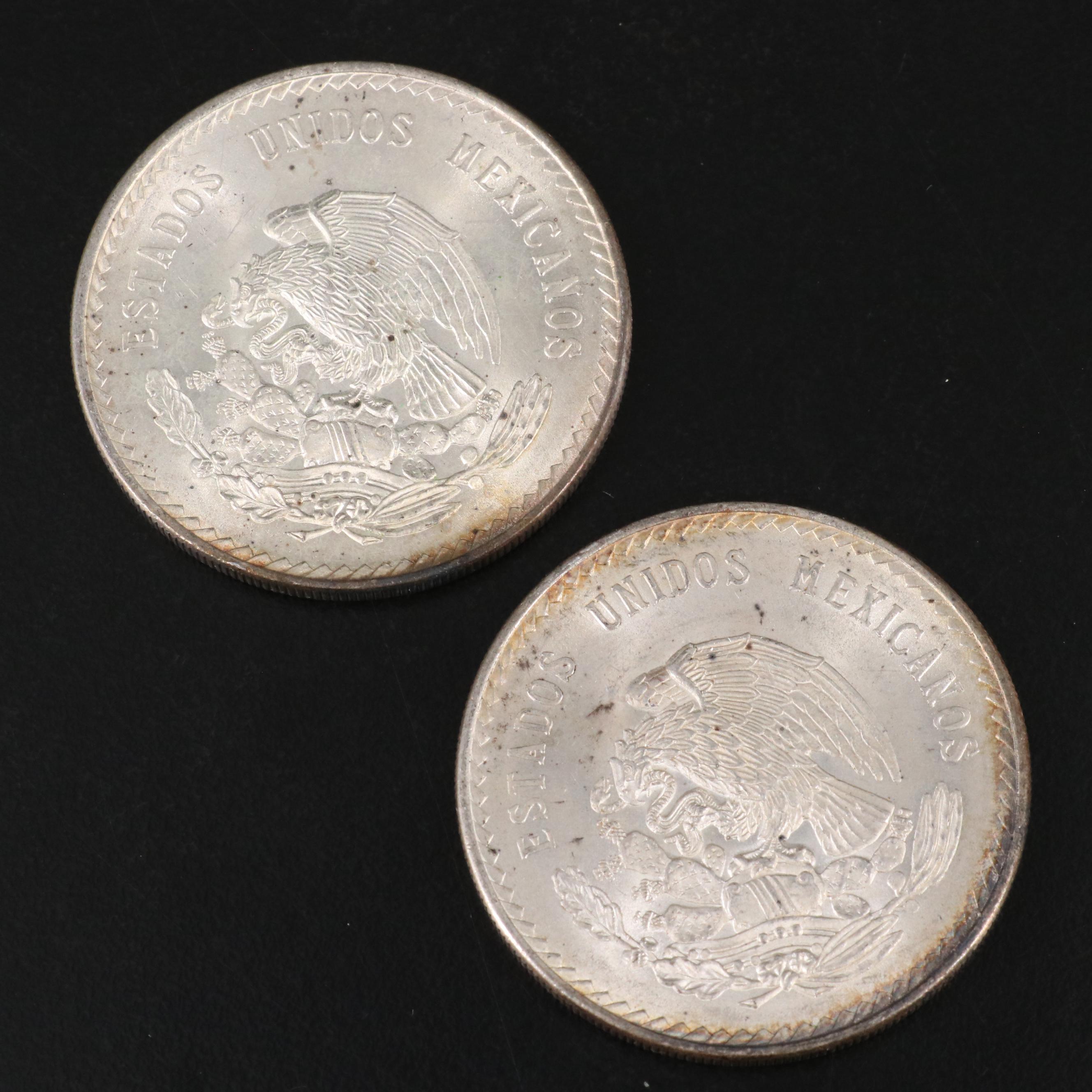 Group of Twenty 1948 Mexican Cinco Pesos Silver Coins | EBTH