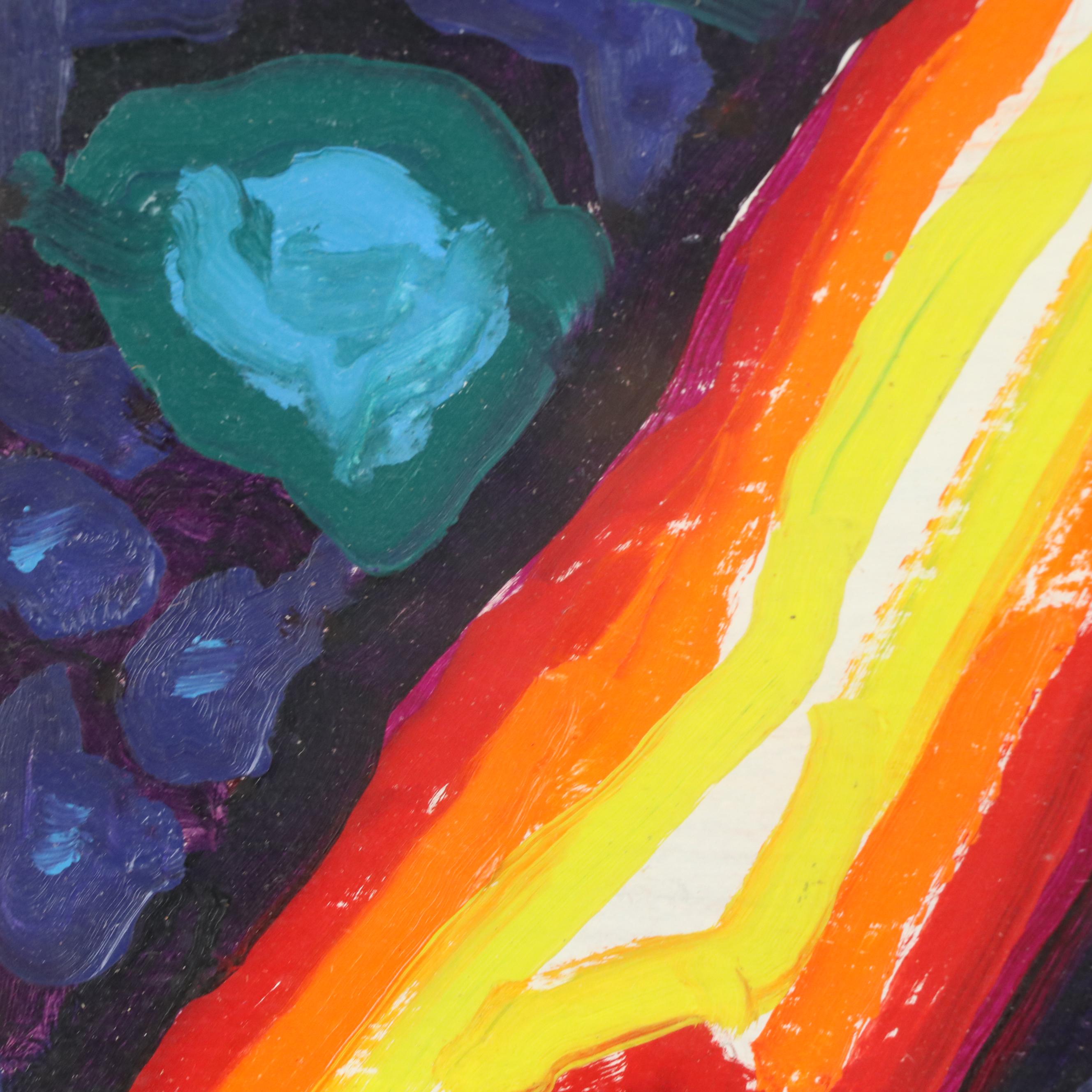 Conrad Buff Abstract Oil Painting | EBTH