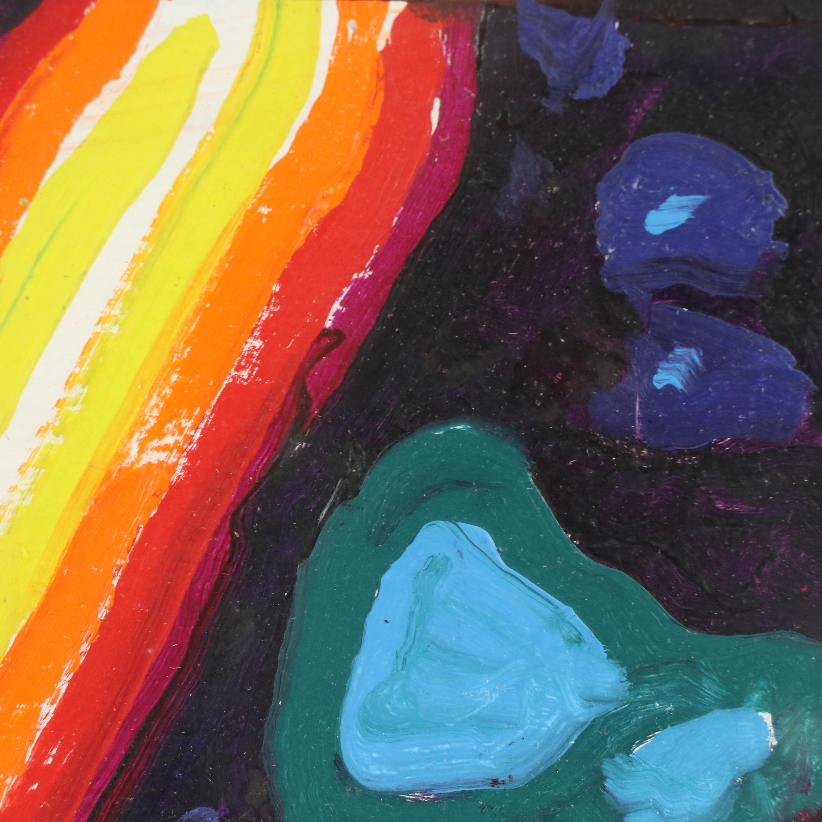 Conrad Buff Abstract Oil Painting | EBTH