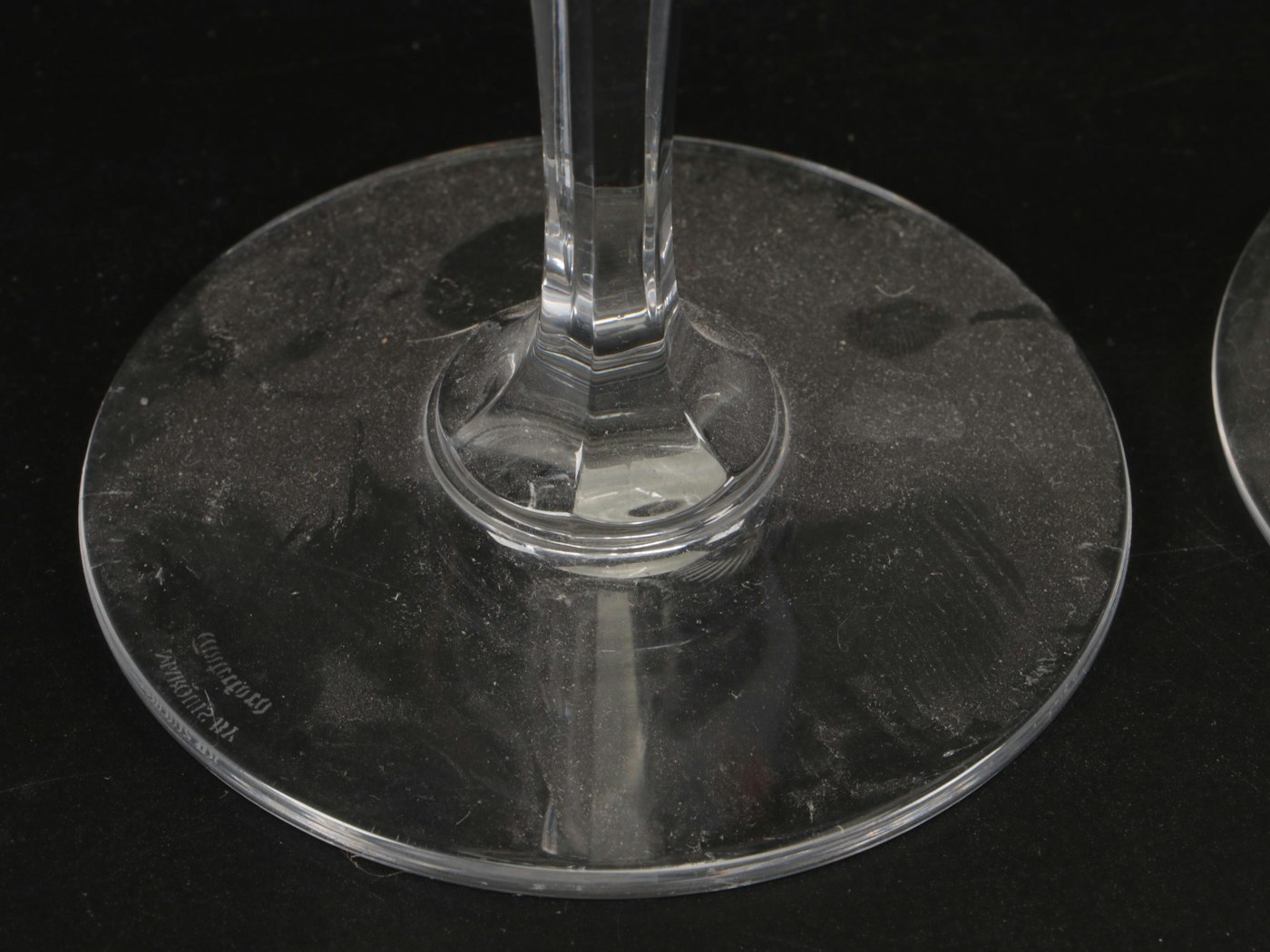 Marquis By Waterford Hanover Gold Crystal Stemware With Wine Glass