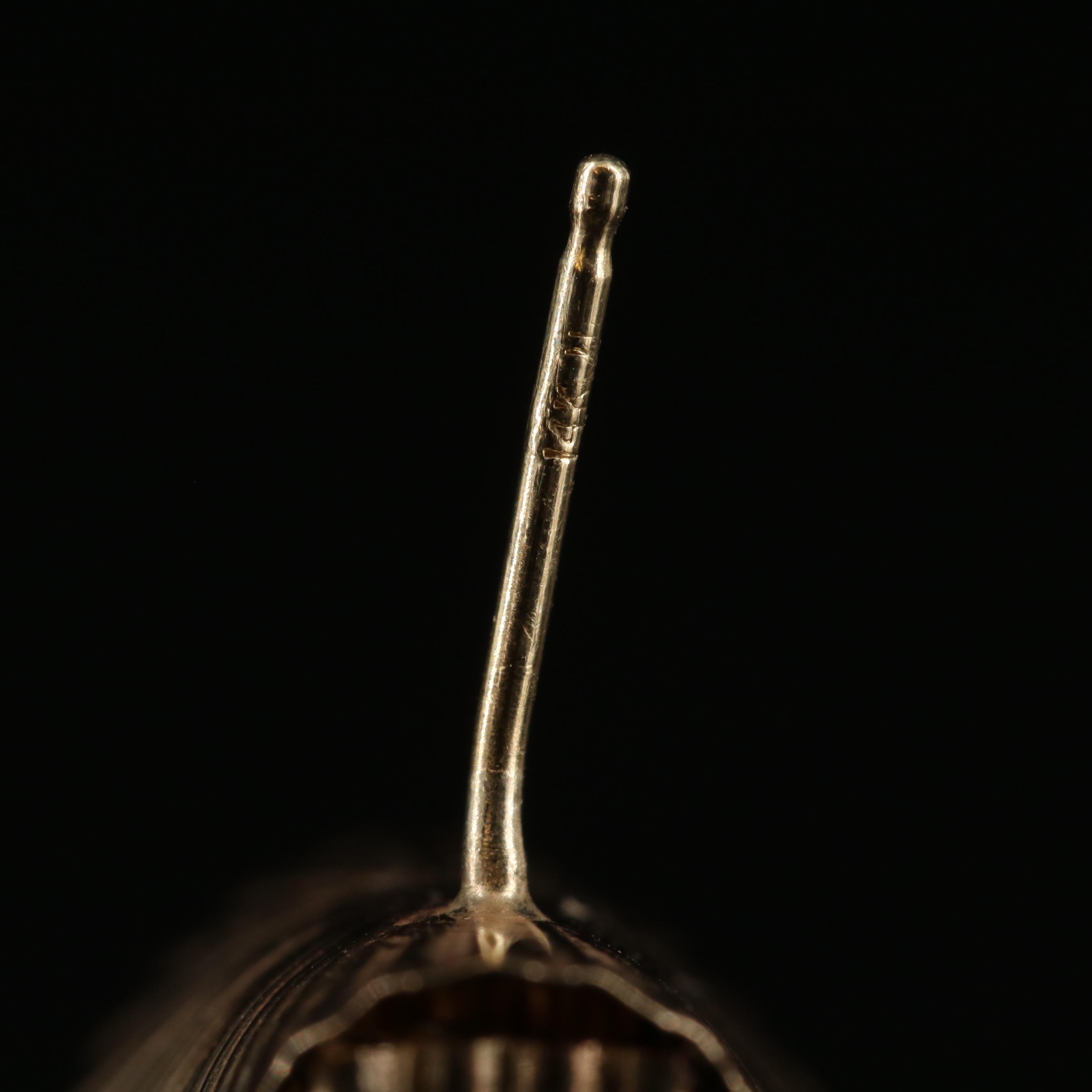 14K Fan Earrings | Everything But The House