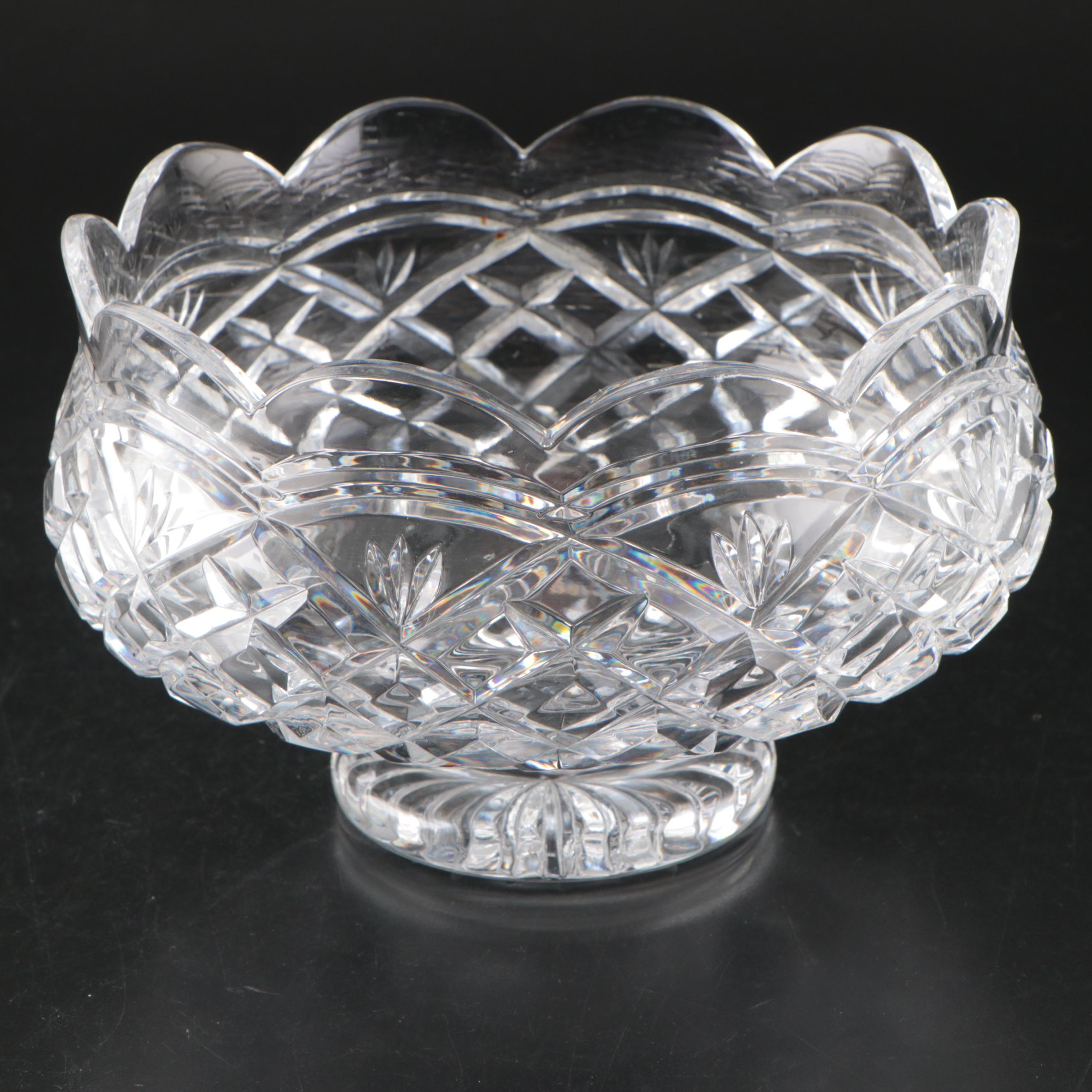 Waterford Crystal Heritage Collection Scolloped Footed Bowl ...