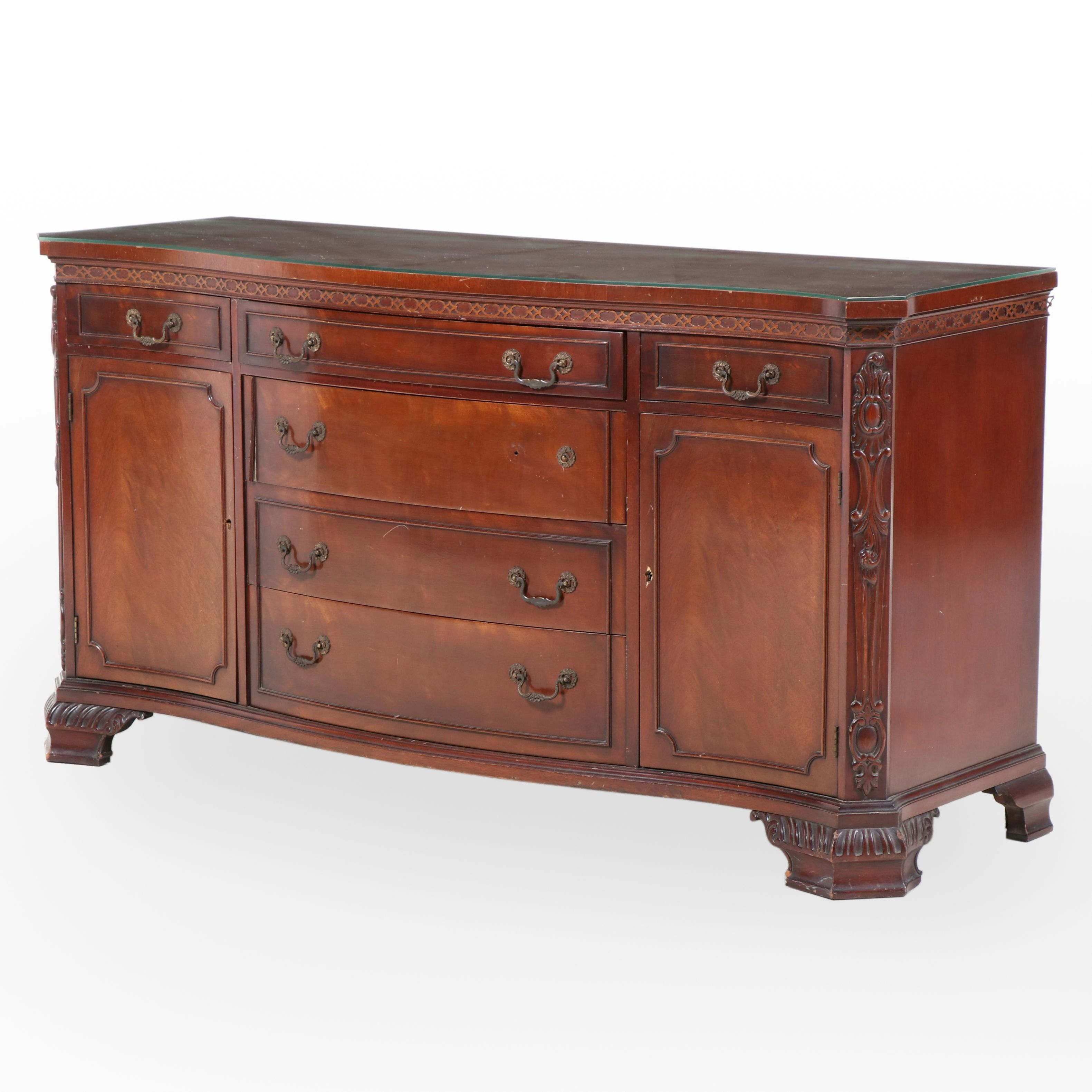 Chippendale Style Mahogany Buffet, Mid-20th Century | Everything But ...