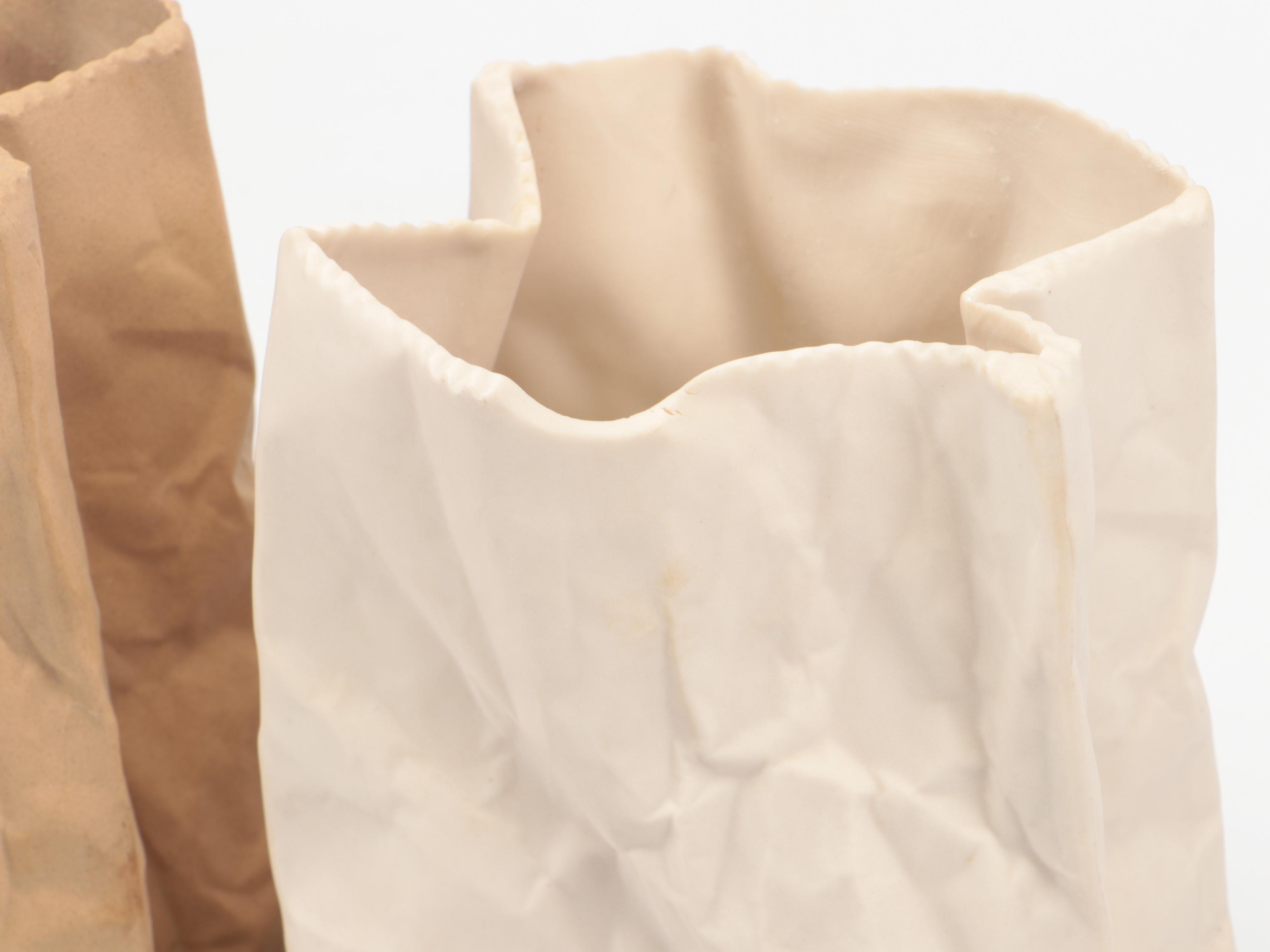 Ceramic Paper Bag Vases | Everything But The House