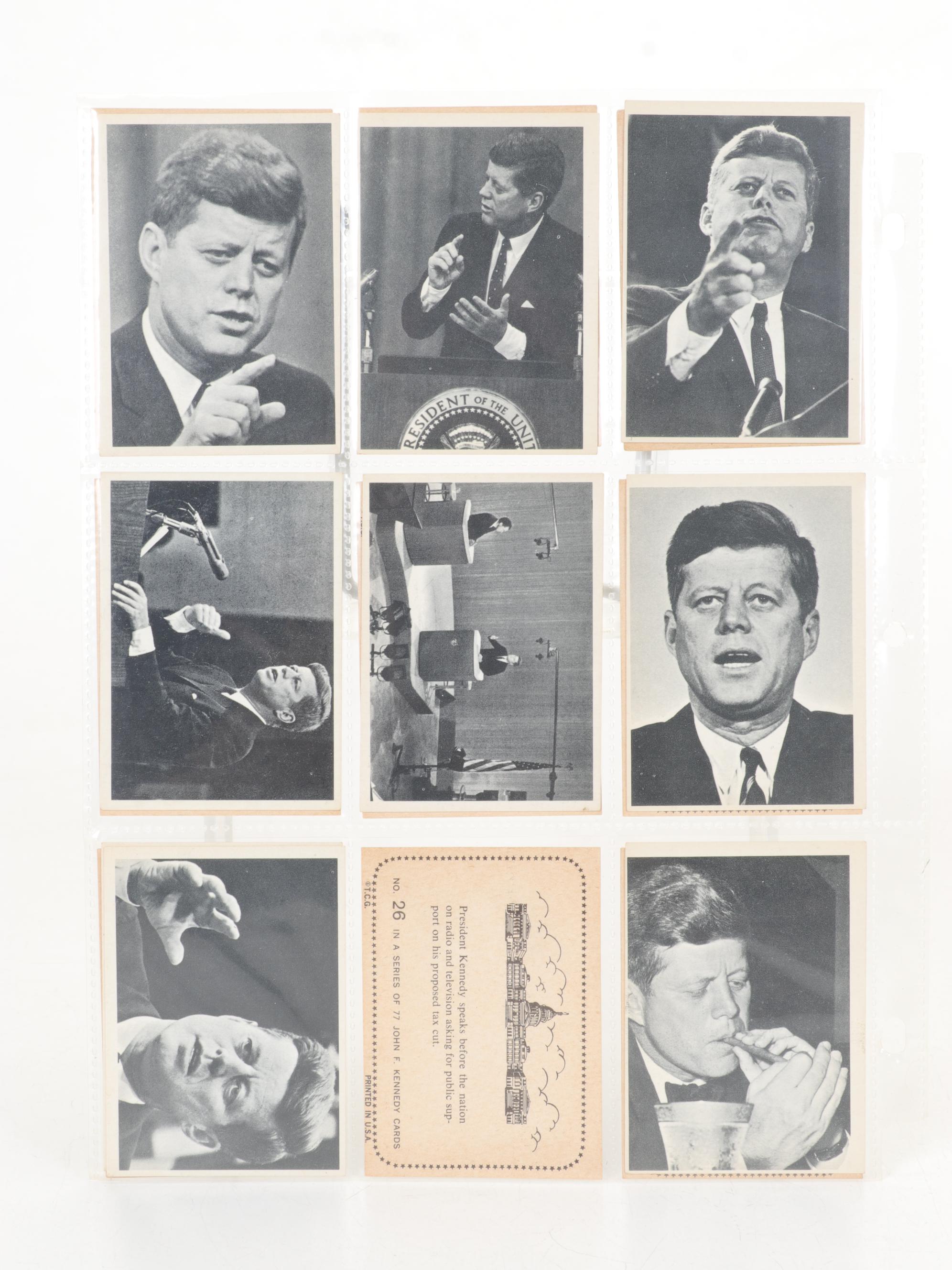 John F. Kennedy Trading Cards, 1964 | Everything But The House