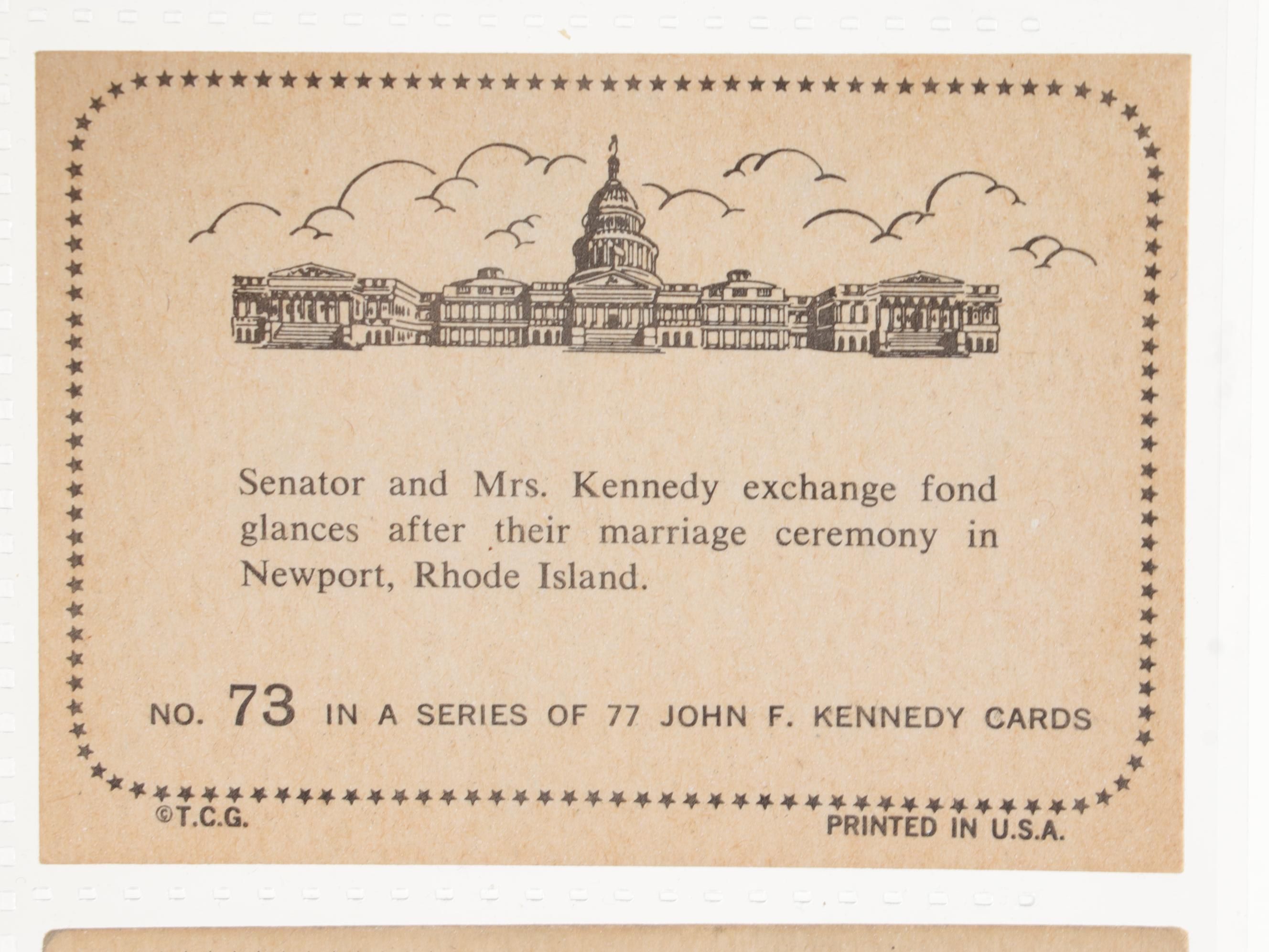 John F. Kennedy Trading Cards, 1964 | EBTH