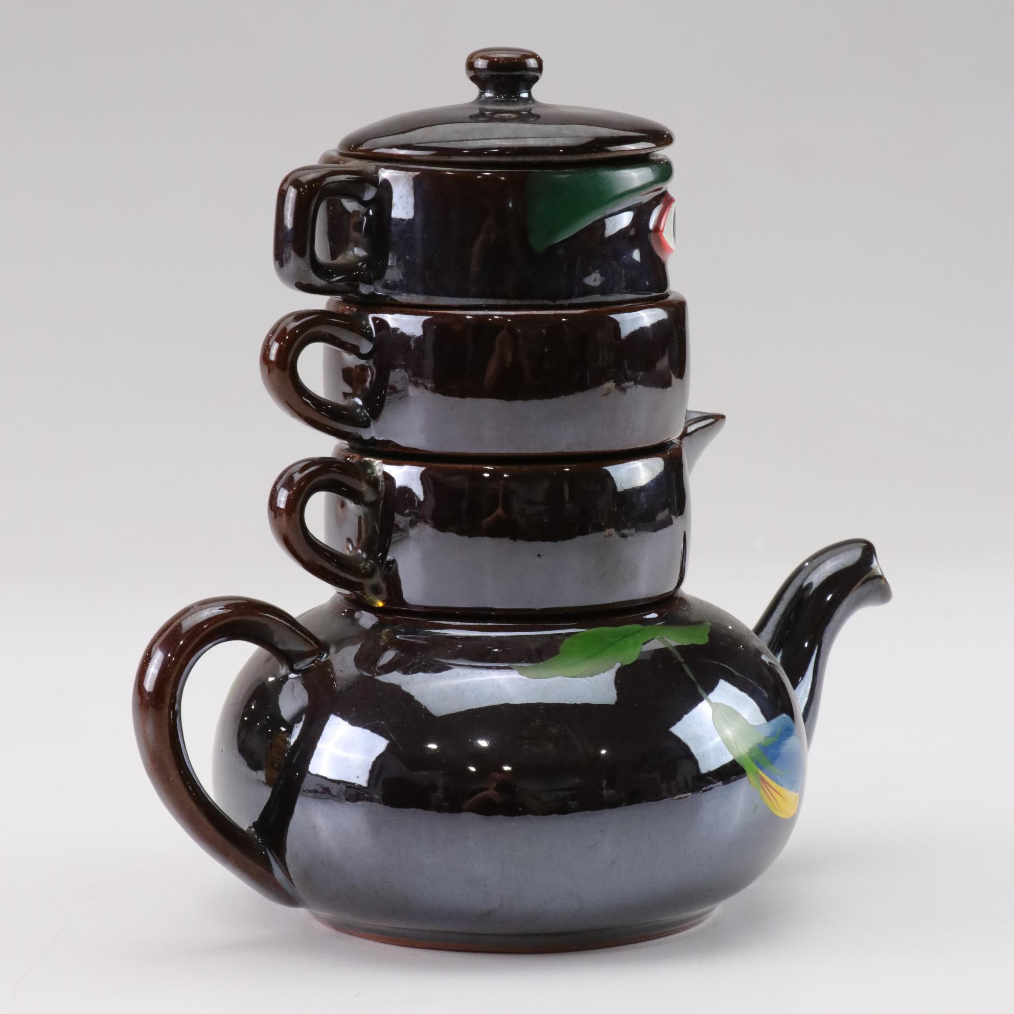 Two Stacking Tea Services, Mid 20th Century | Everything But The House