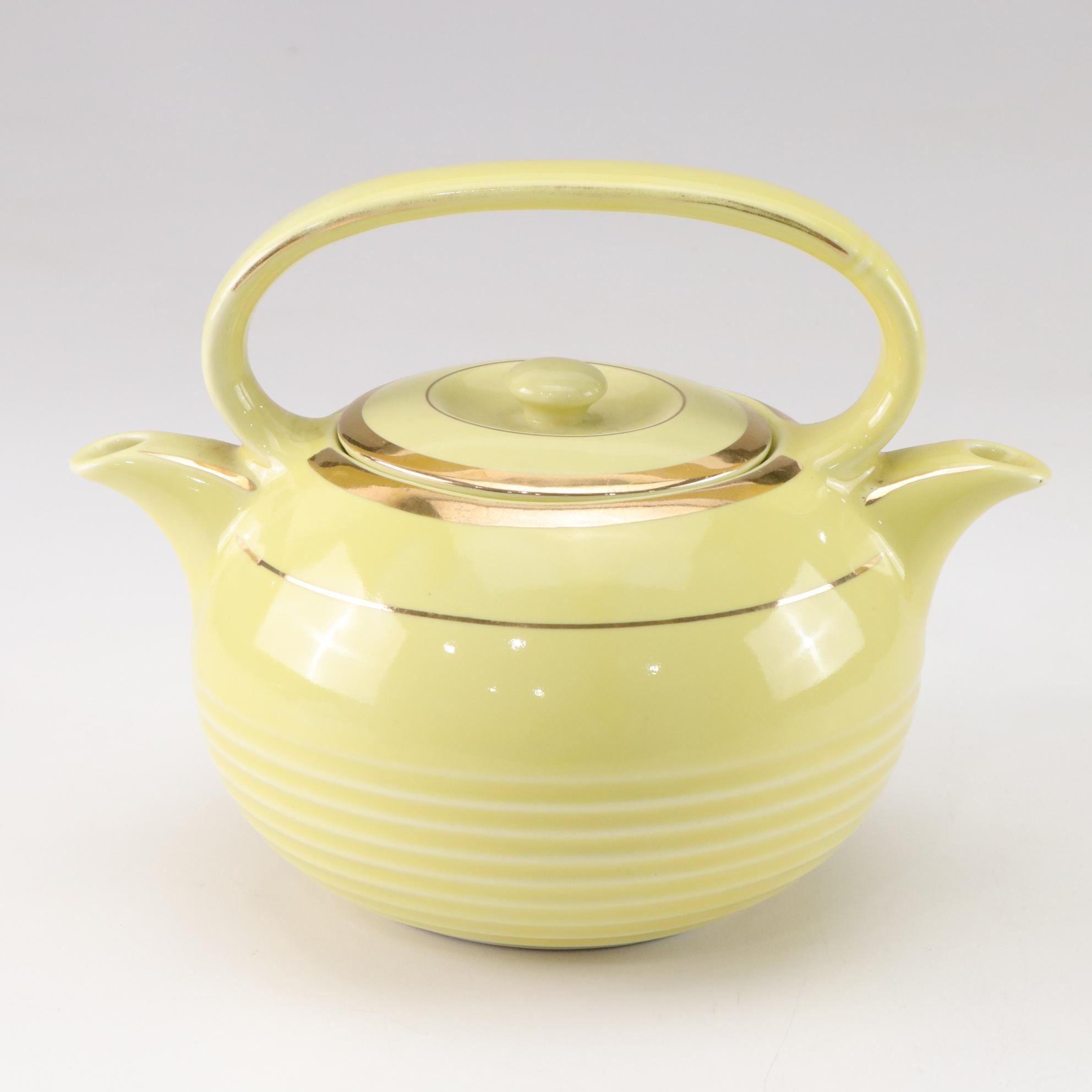 Mid Century Modern Teamaster "Twin Spout" Ceramic Tea Pot | EBTH