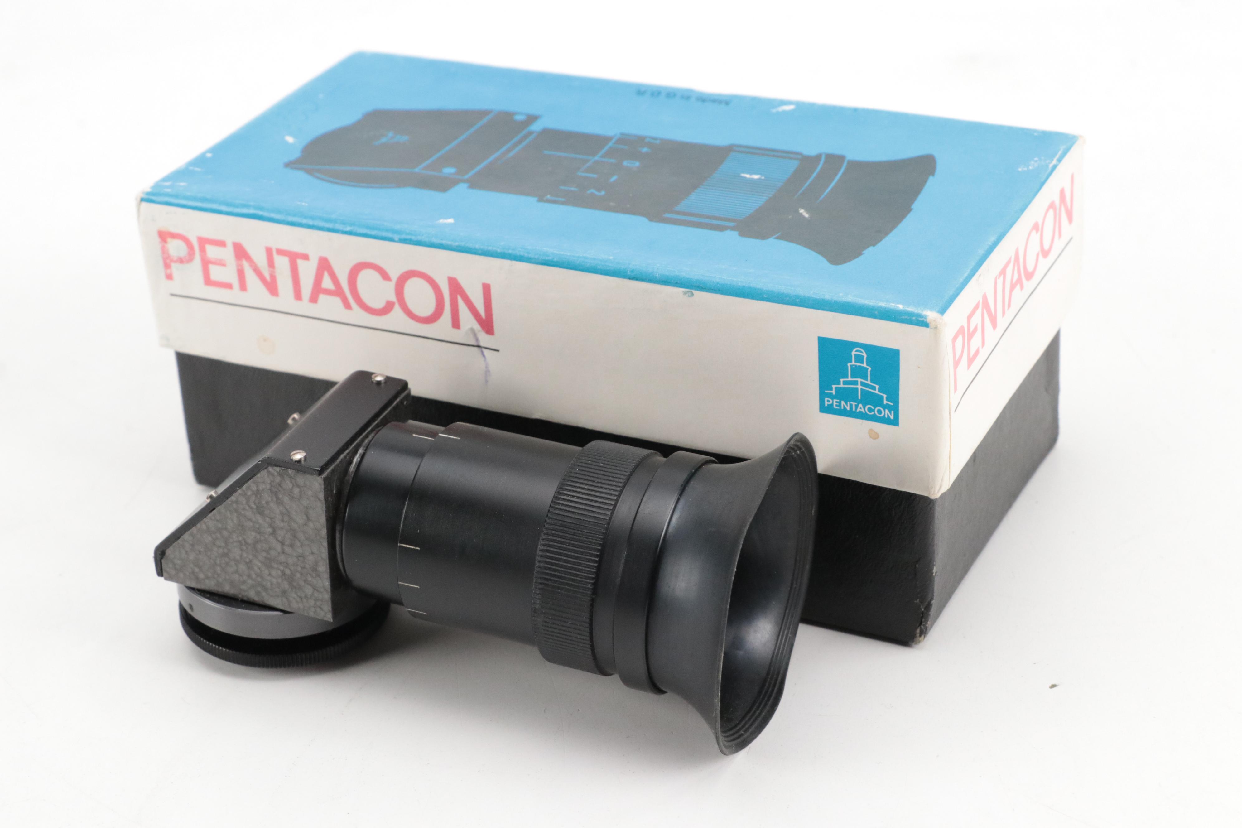Pentacon Six TL SLR Camera with Tokina RMC 400 Telephoto Lens, Other Accessories | Everything ...