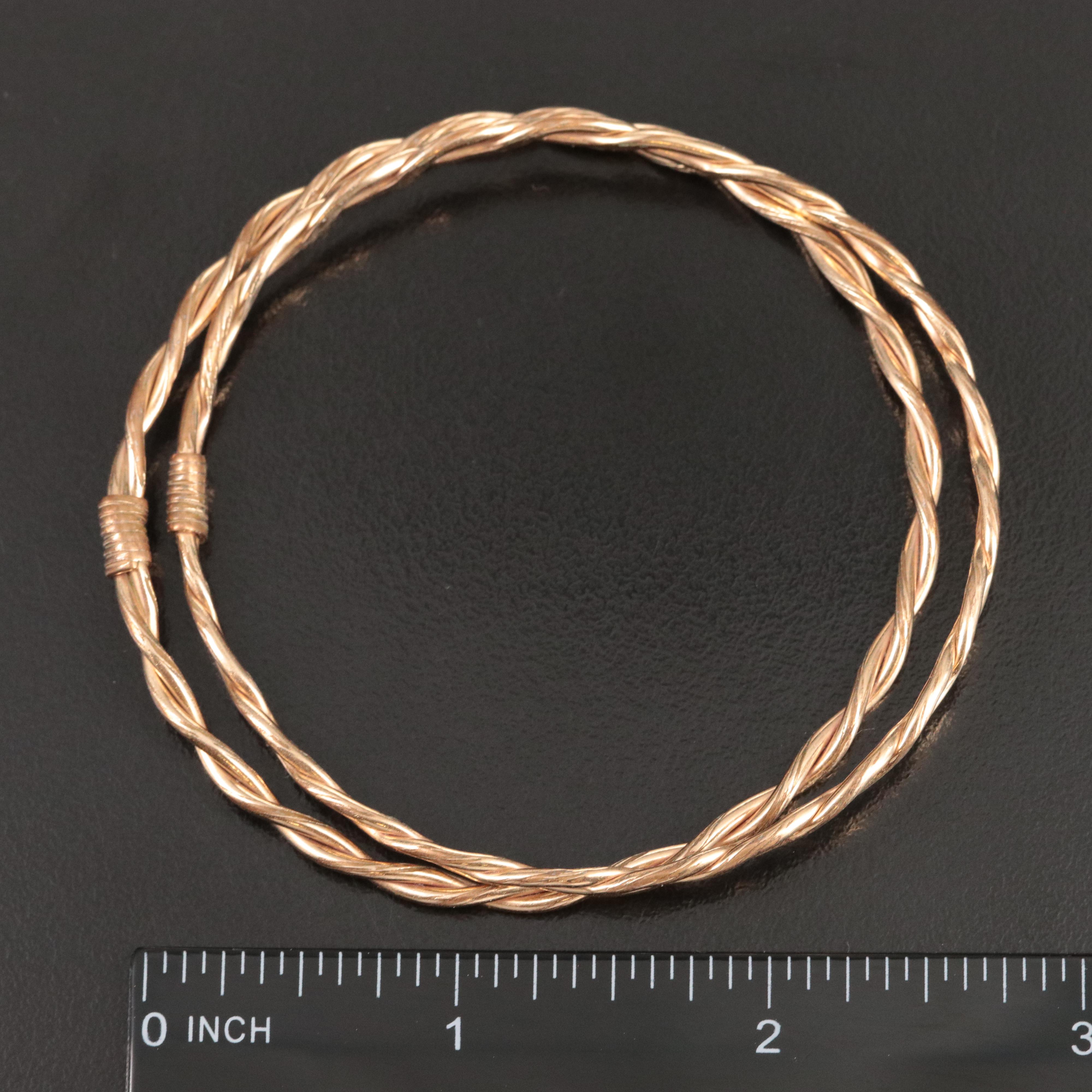 Braided Wire Stacking Bangles | Everything But The House