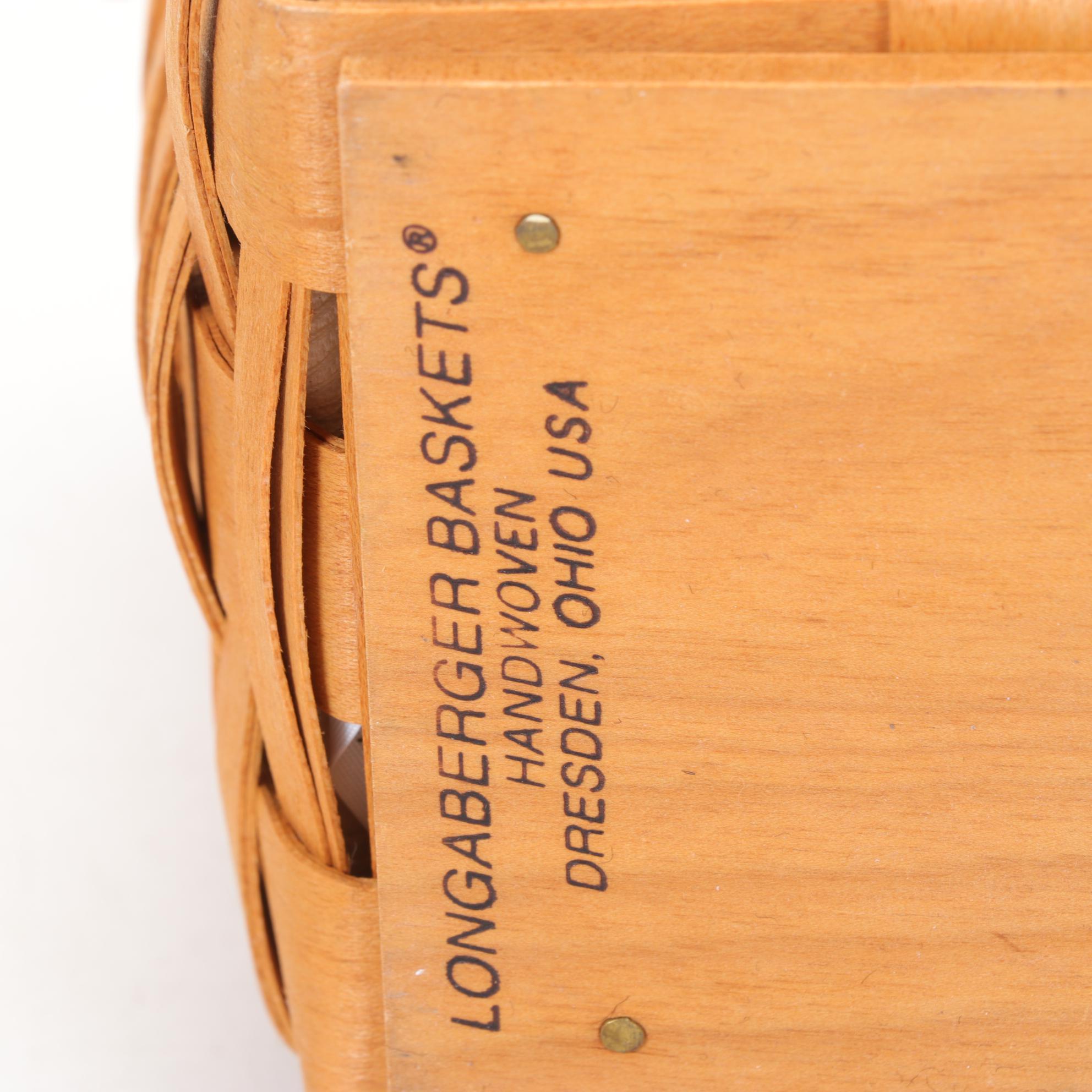 Six Longaberger Hand-Crafted Baskets, Late 20th Century | EBTH