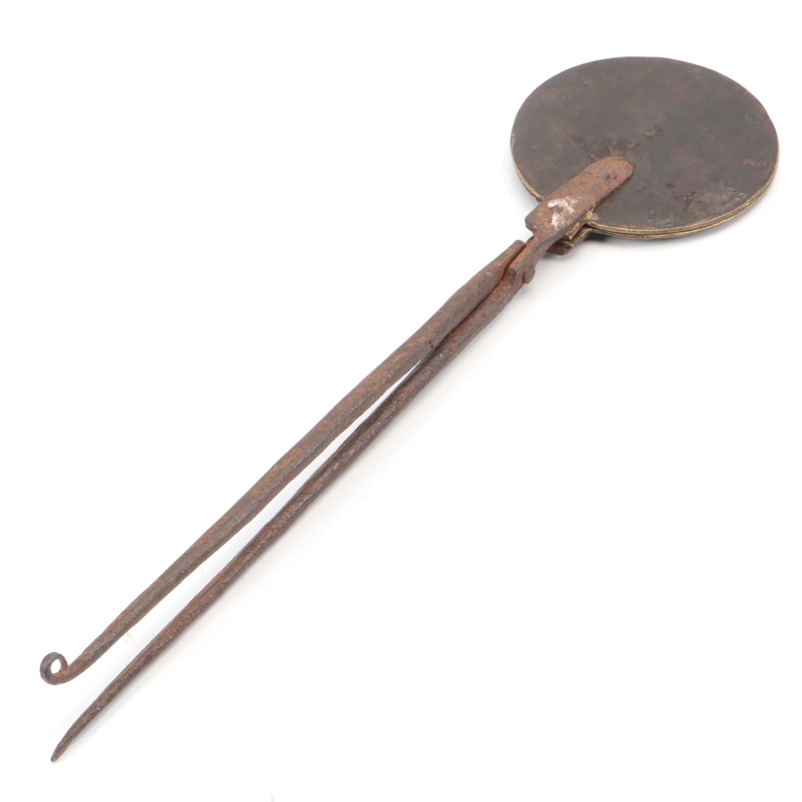 Forged Iron and Brass Pizelle Cookie Press | Everything But The House