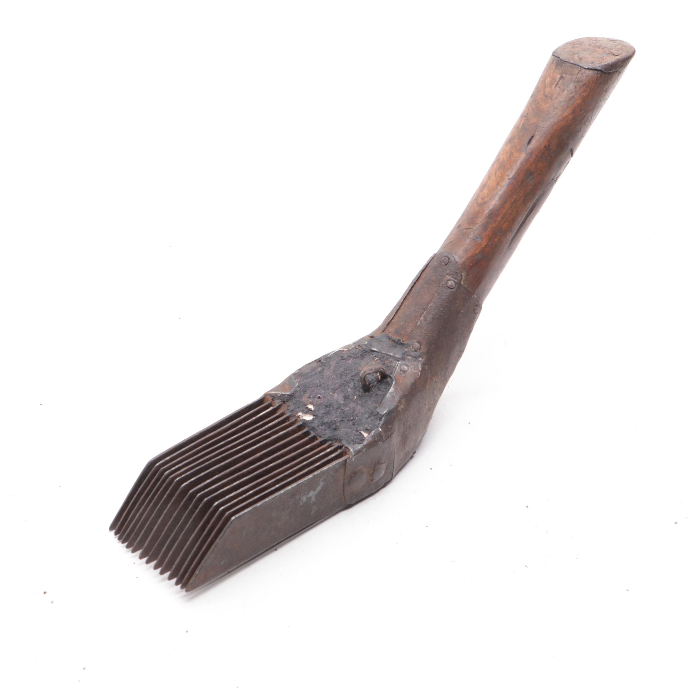 Cast Iron Roof Drain Basket, Loom Comb, Fat Lamp and Mini Carriage Lamp ...