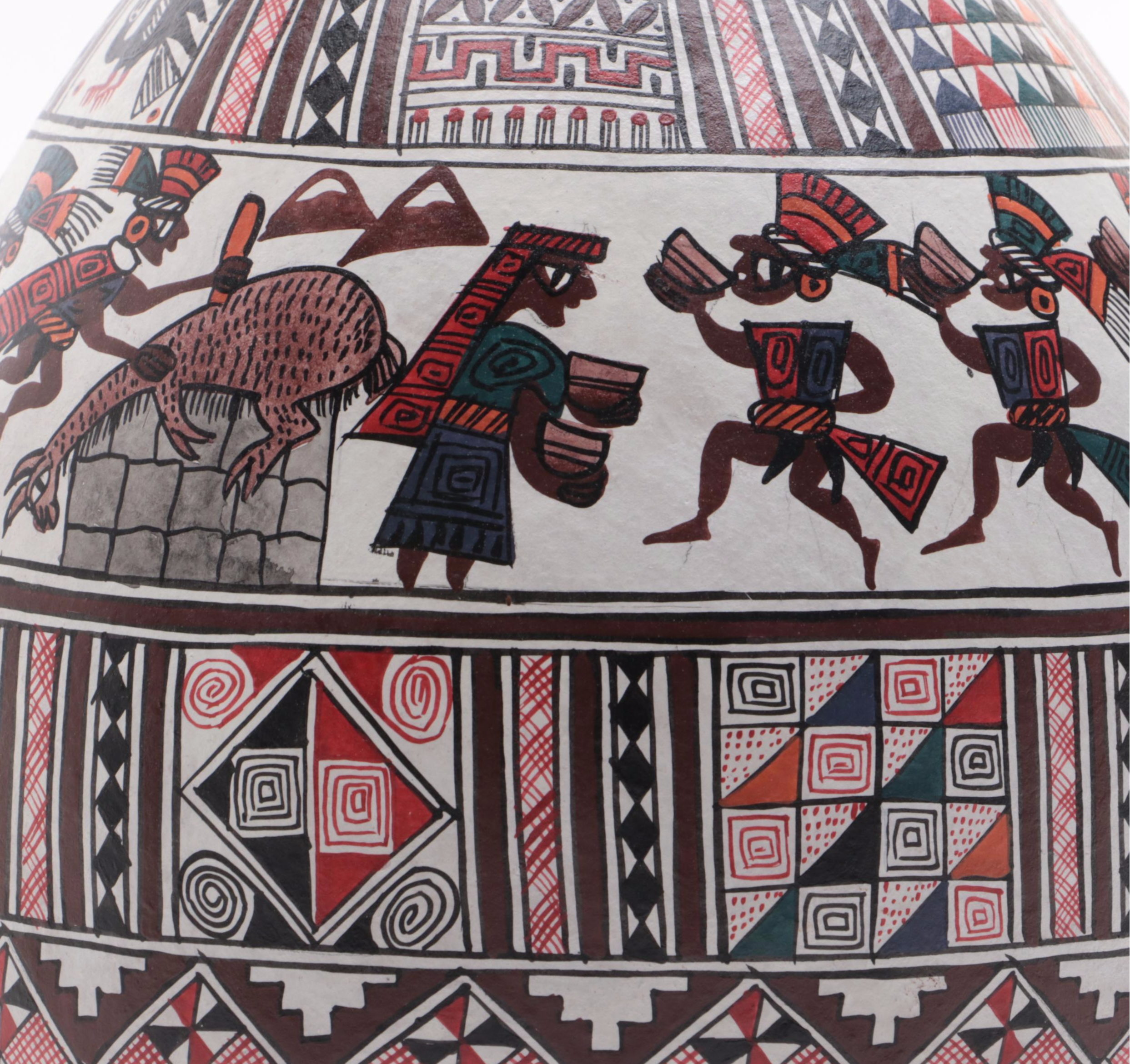 Inca Aryballo Style Replica Pottery Vessel, 21st Century | EBTH