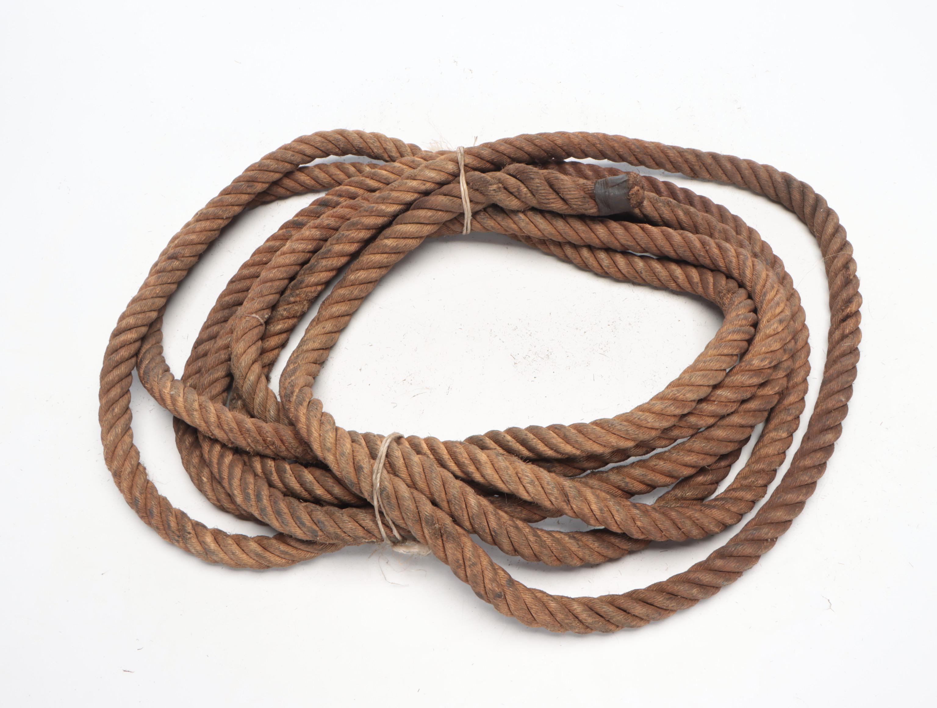 Hand-Braided Hemp Rope | EBTH
