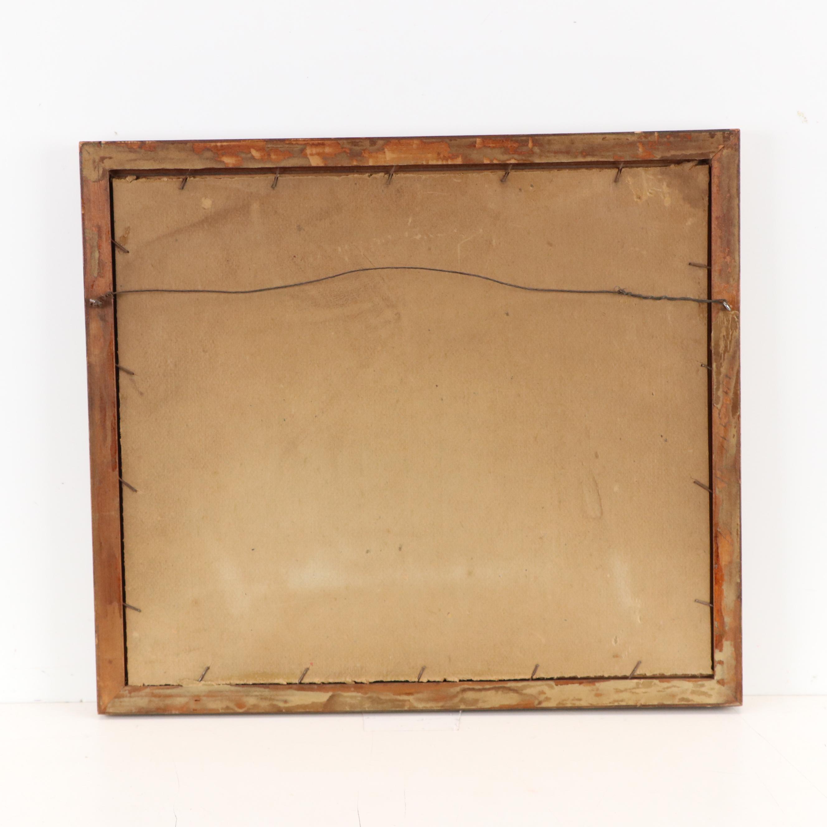 Edward Sitzman Watercolor Landscape Painting, Early 20th Century ...