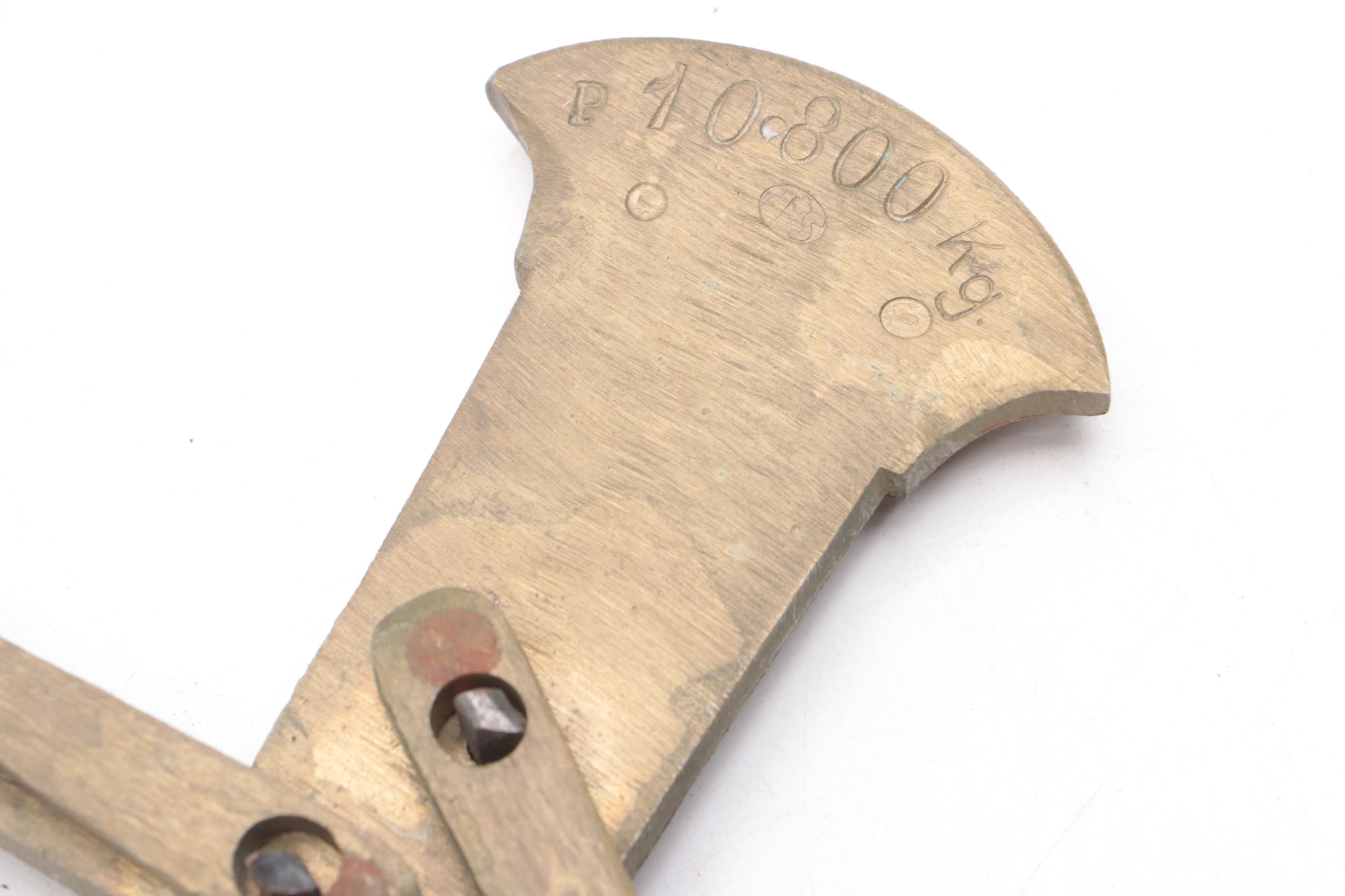 Brass Hanging Balance Beam Scale, Antique | Everything But The House