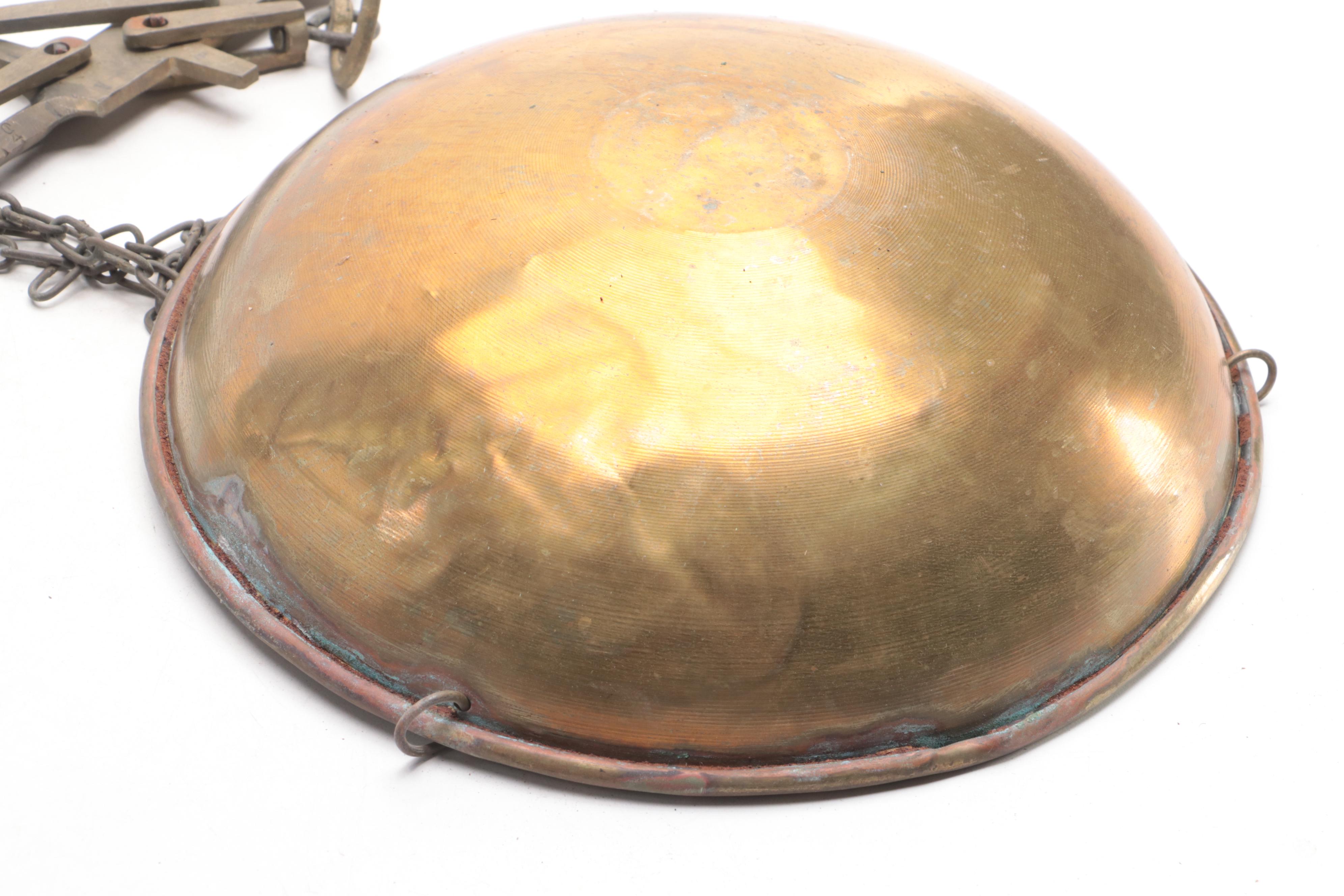 Brass Hanging Balance Beam Scale, Antique | Everything But The House