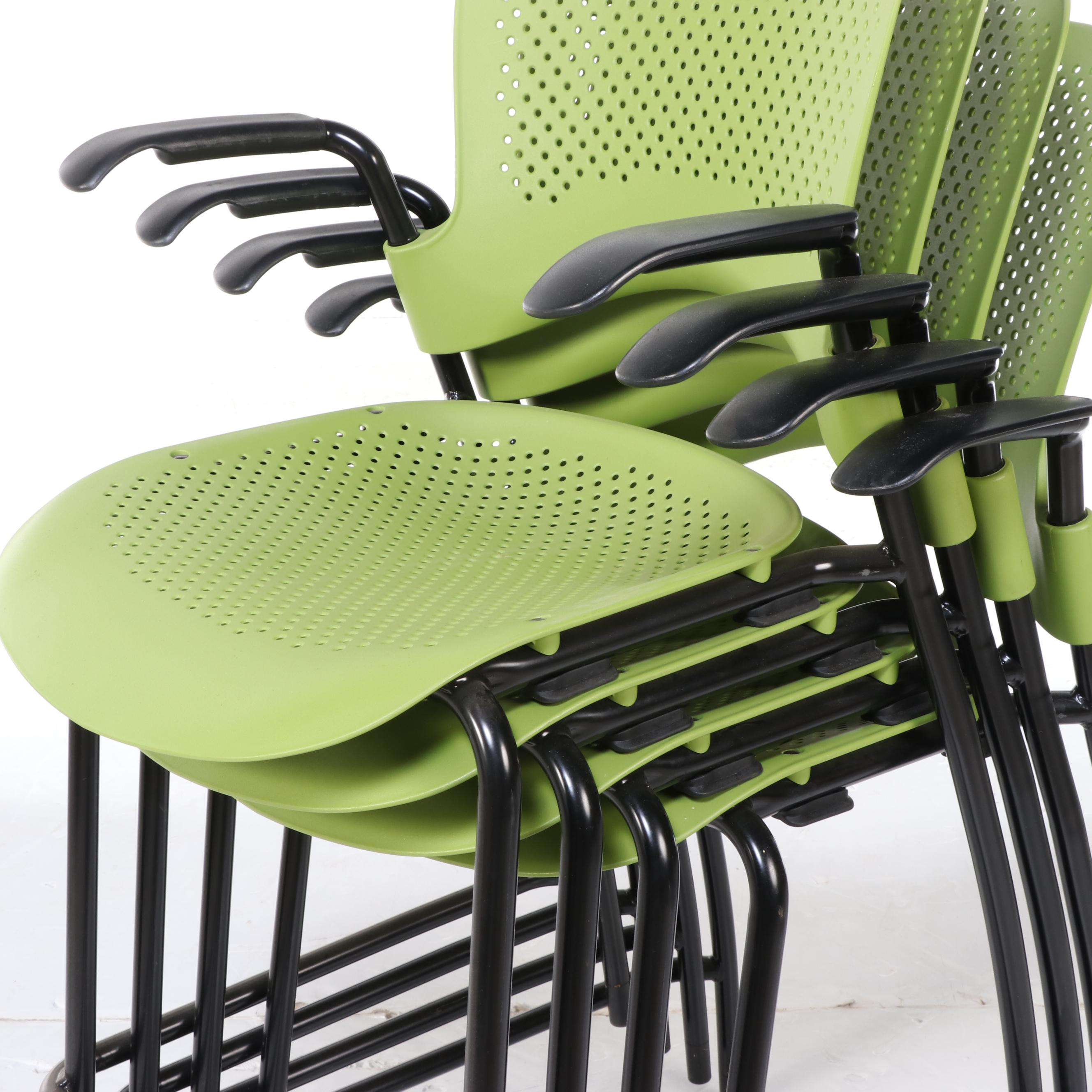 Five Herman Miller "Caper" Stacking Stools | EBTH