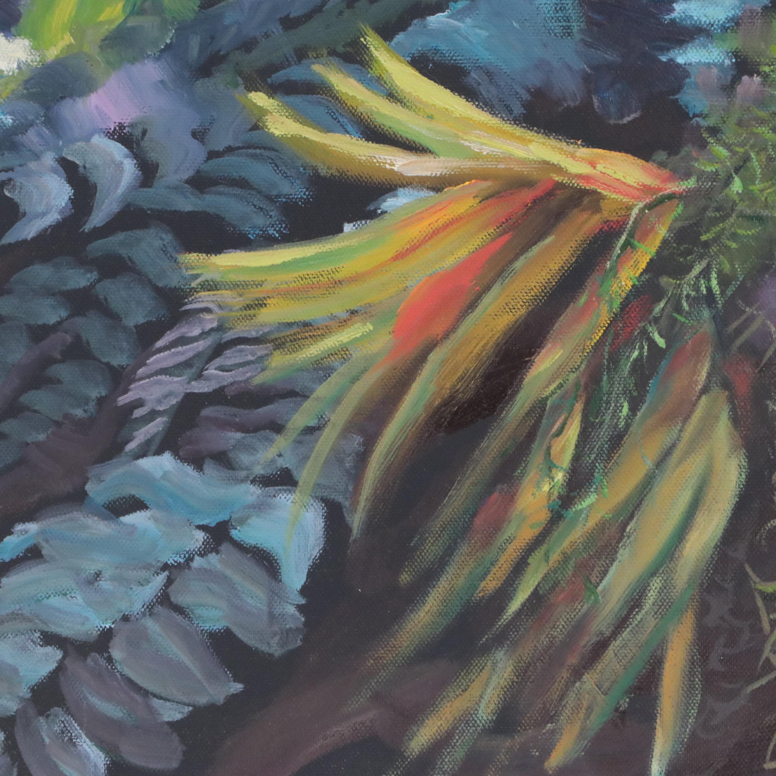 Judy Max Still Life Oil Painting "At the Monkey House" | Everything But ...