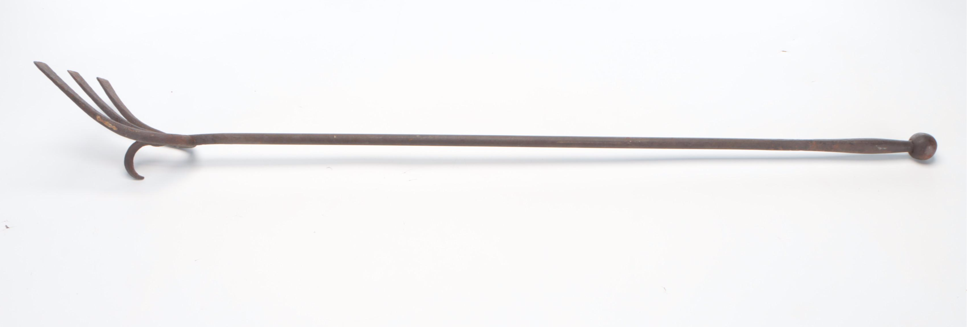 Wrought Iron Fire Log Fork | EBTH