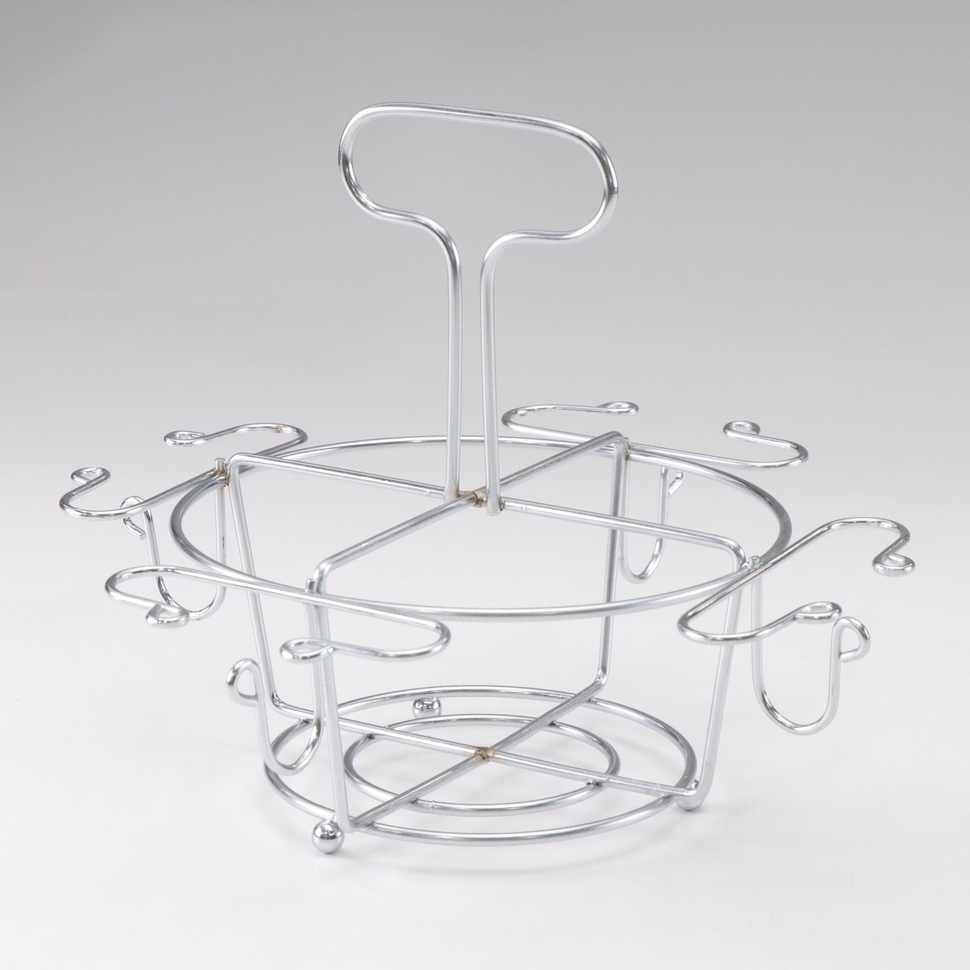 Mid Century Modern Dorothy Thorpe Style Highball Set with Carrying Rack ...