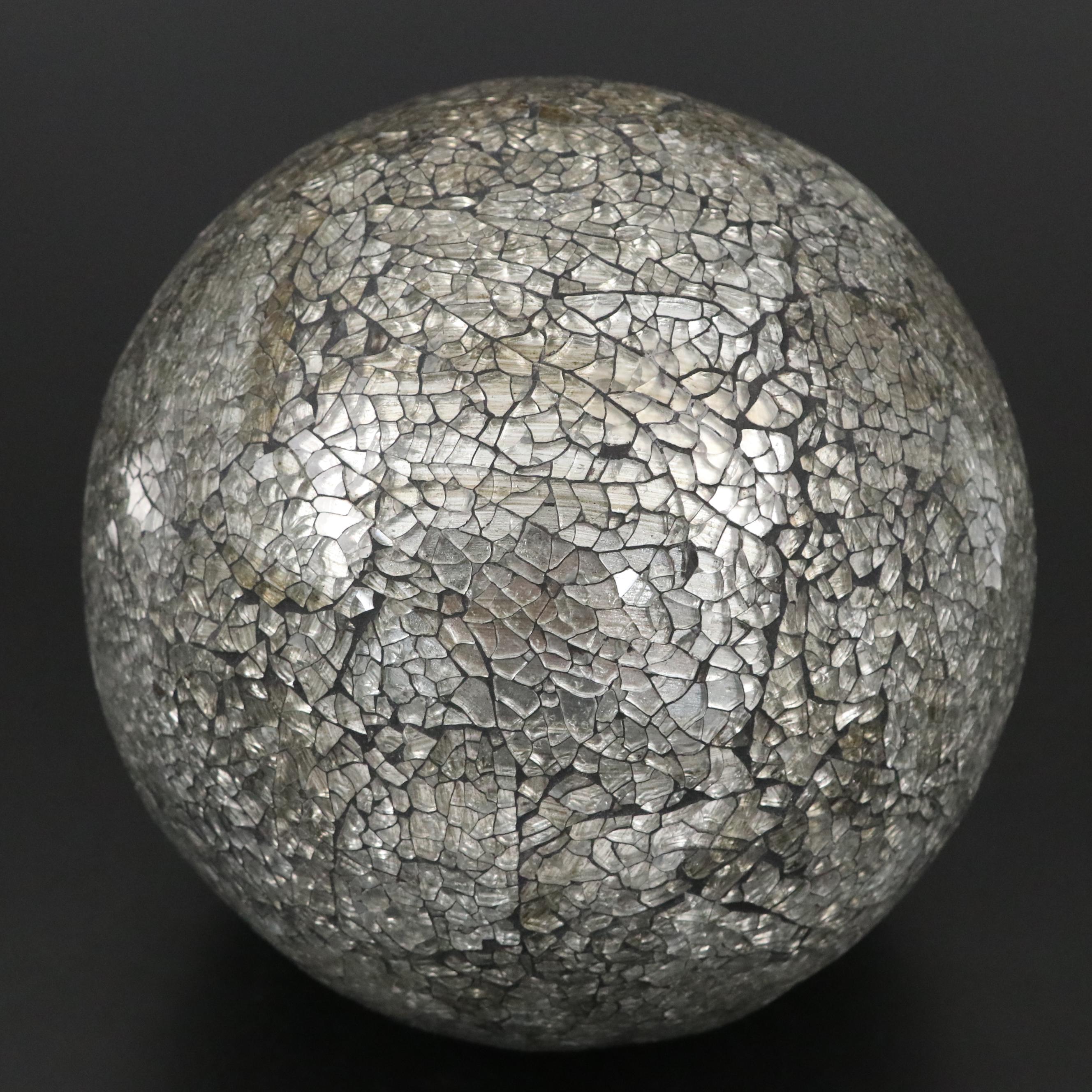 Crushed Mirror Mosaic Gazing Orb | Everything But The House