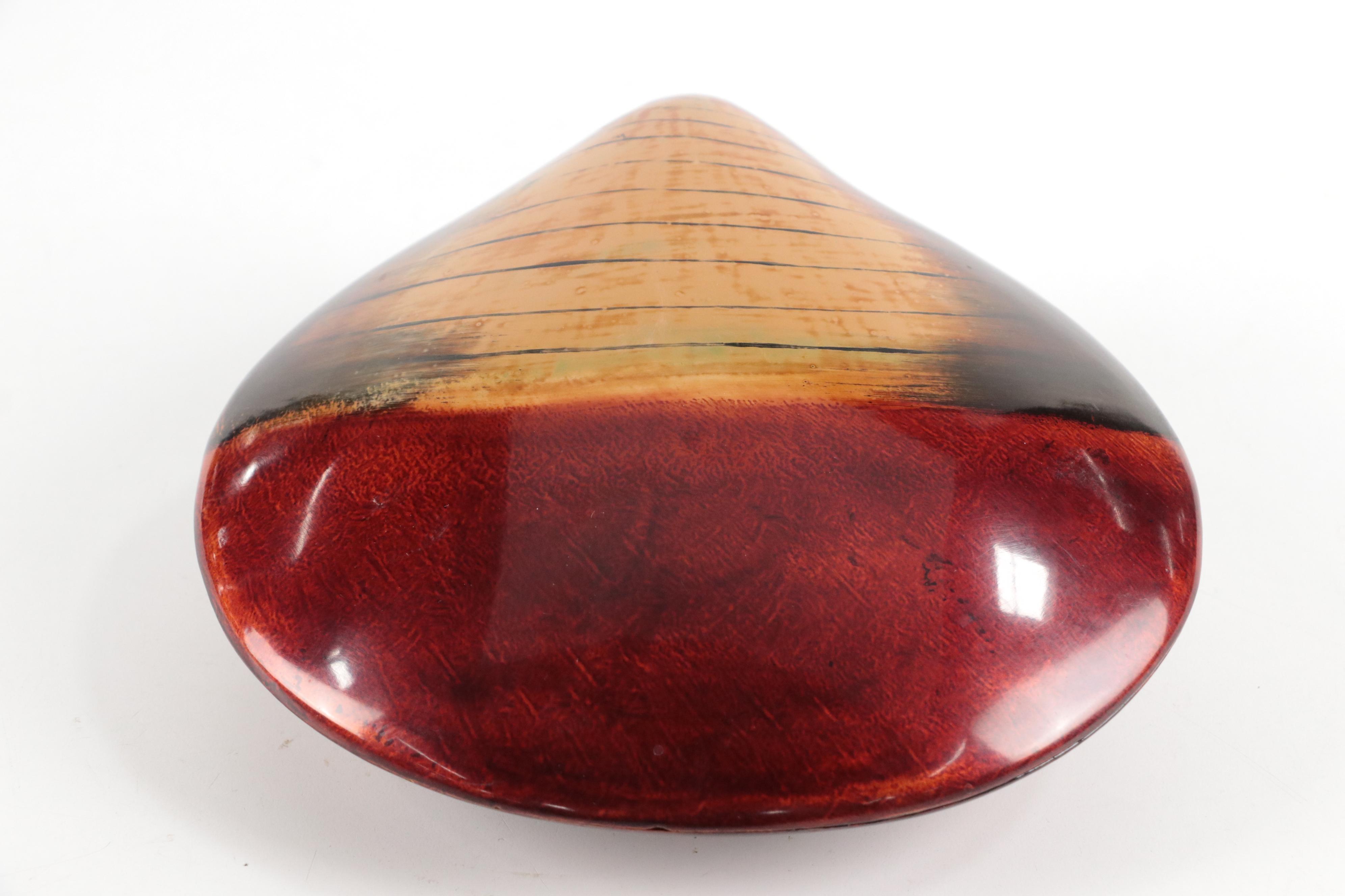 Lacquered Papier-Mâché Shell Shaped Box | Everything But The House