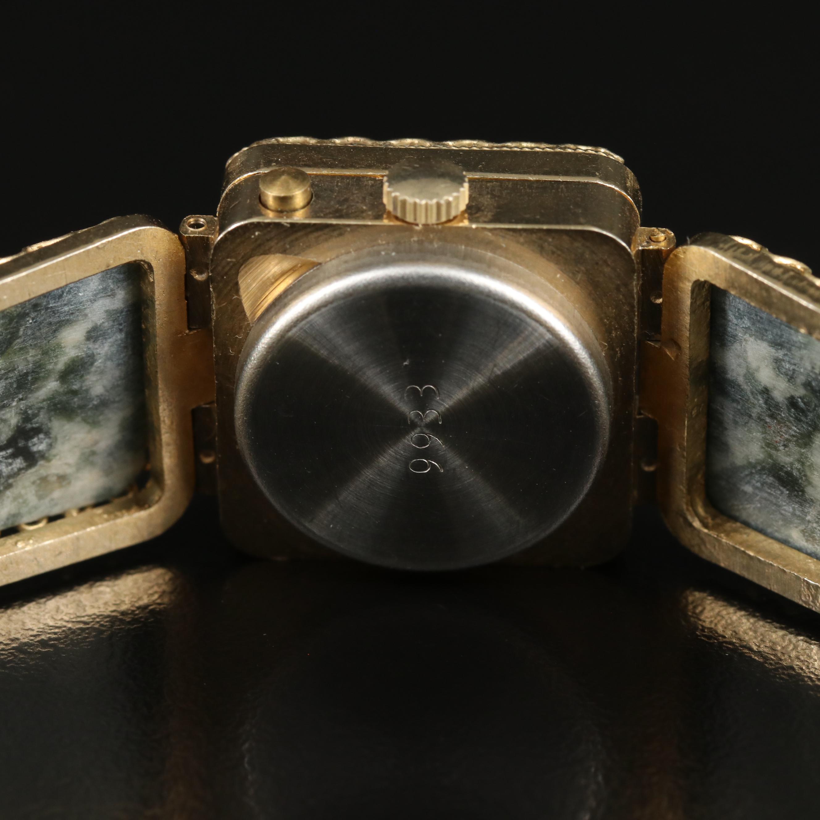 Russian Agate Hidden Dial Manual Wind Wristwatch | EBTH