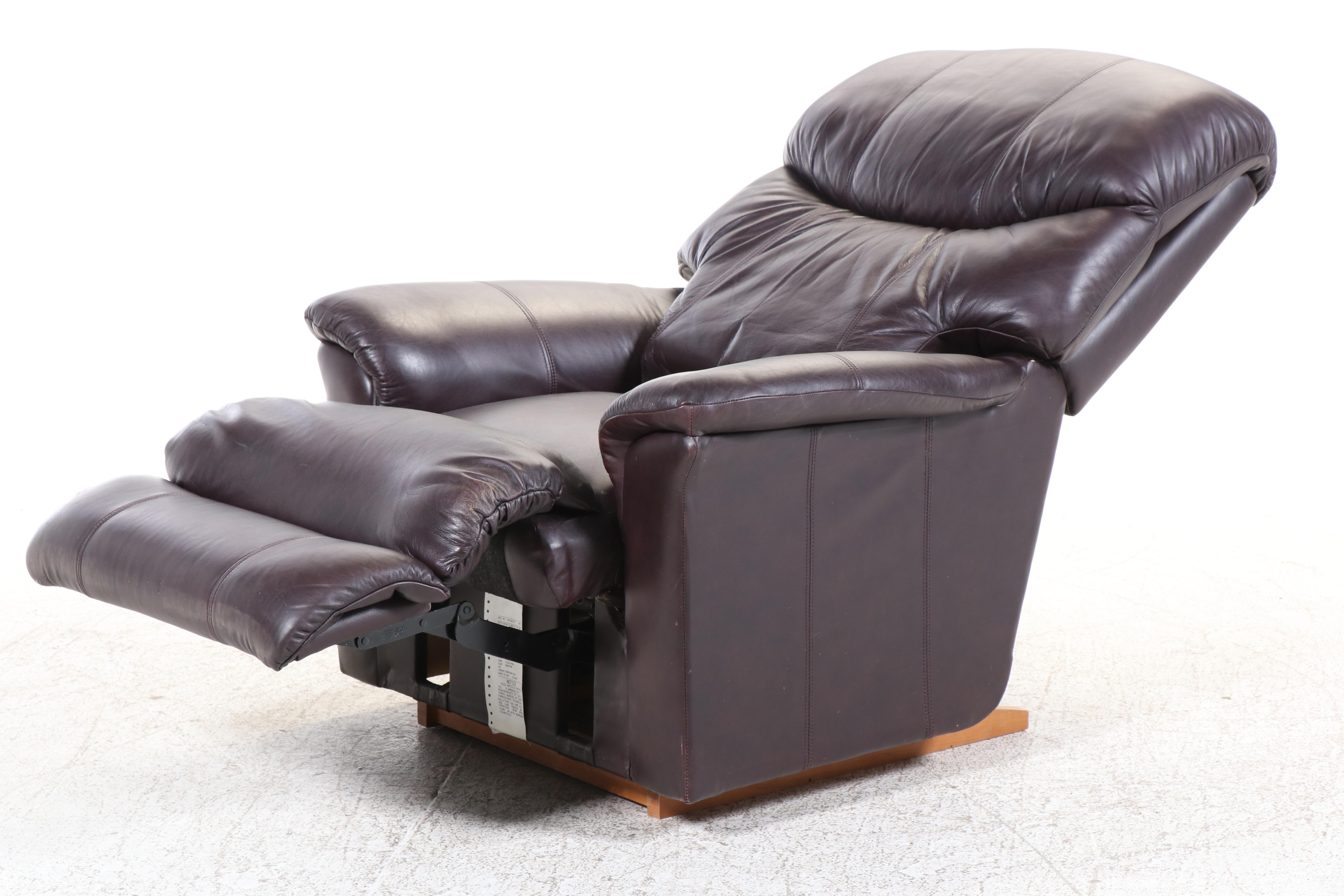 La-Z-Boy Leather Overstuffed Recliner | Everything But The House