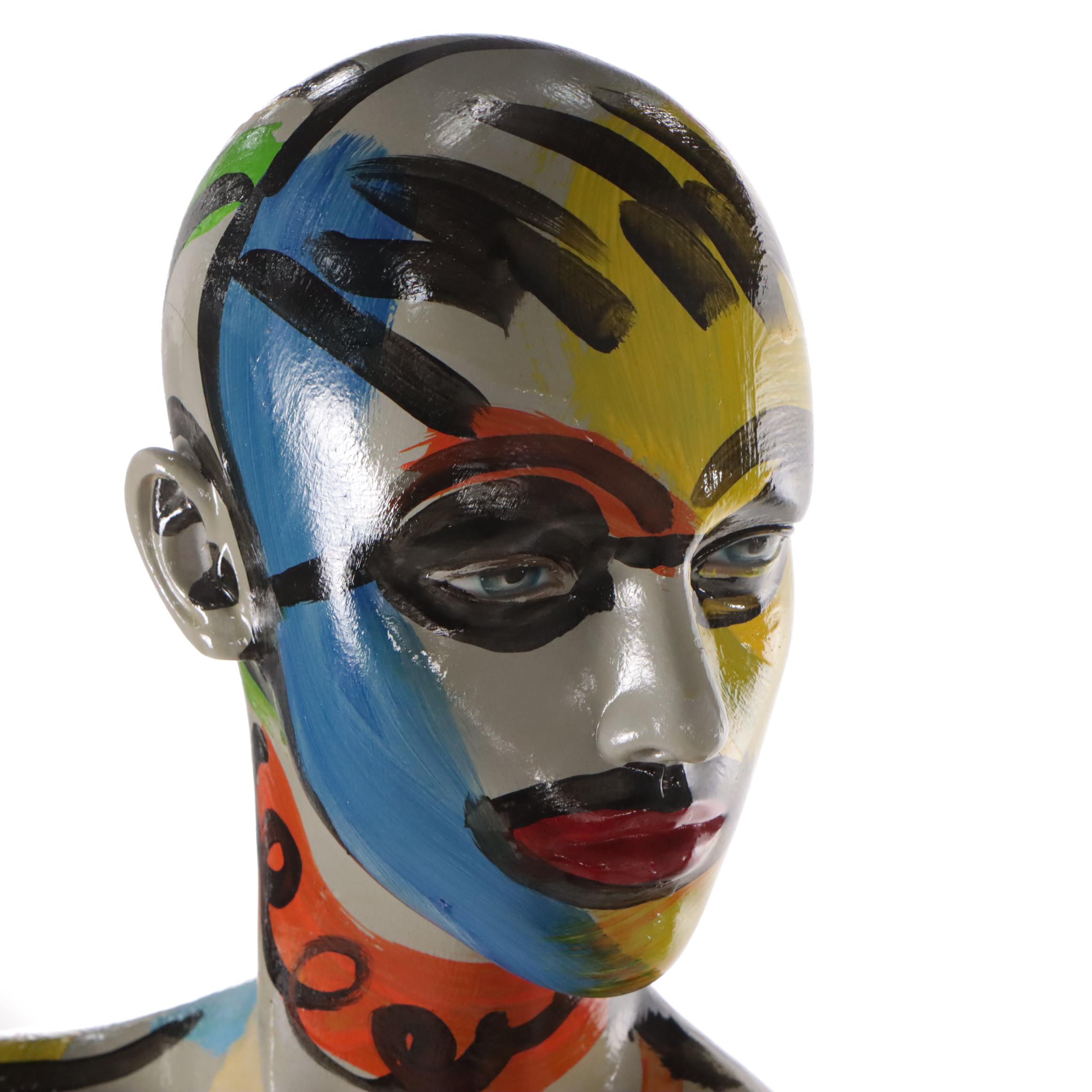 Peter Keil Abstract Expressionist Fully Body Mannequin Sculpture ...