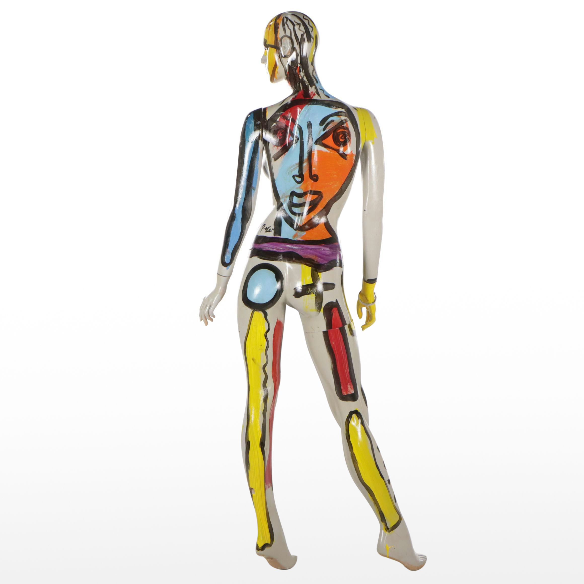 Peter Keil Abstract Expressionist Fully Body Mannequin Sculpture ...