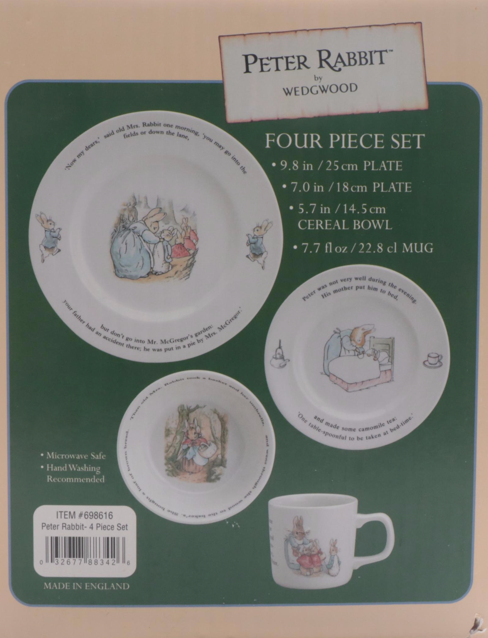 Wedgwood "Peter Rabbit" Children's Dinnerware Sets | Everything But The ...
