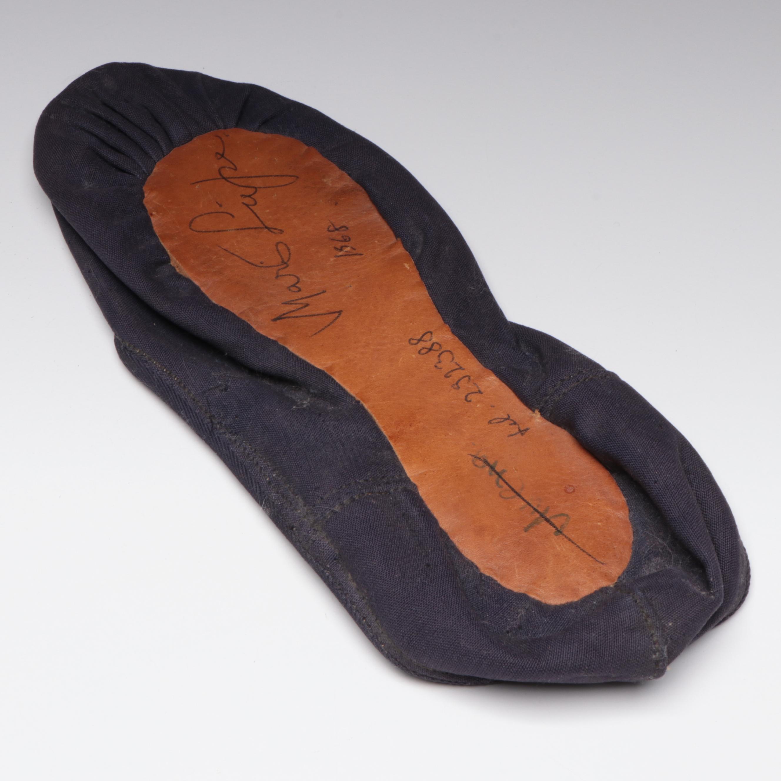 Lupe Serrano and Bruce Marks Signed Ballet Slipper, 1968 | Everything ...
