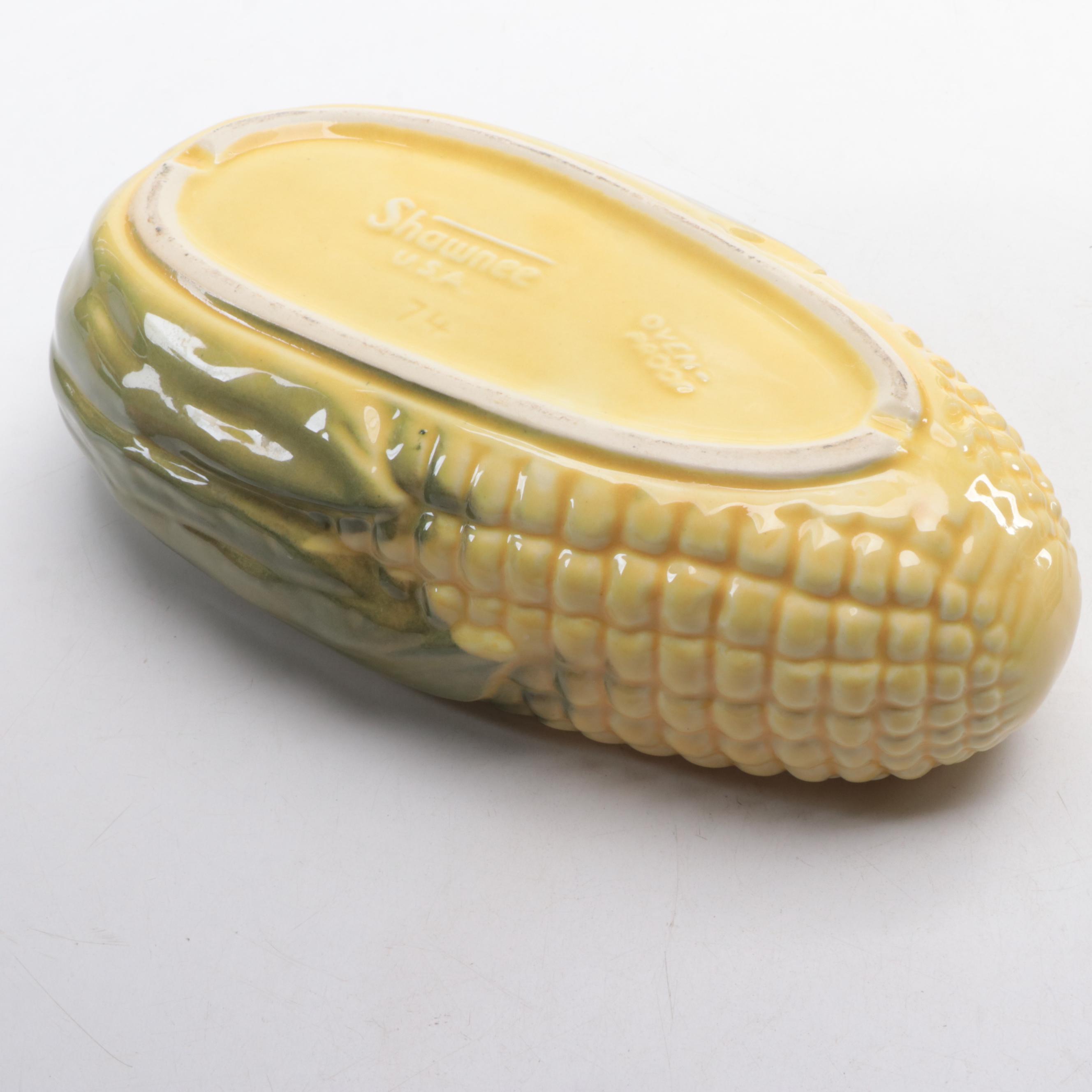 Shawnee Corn King Butter Dish with Fitz and Floyd "French Market ...