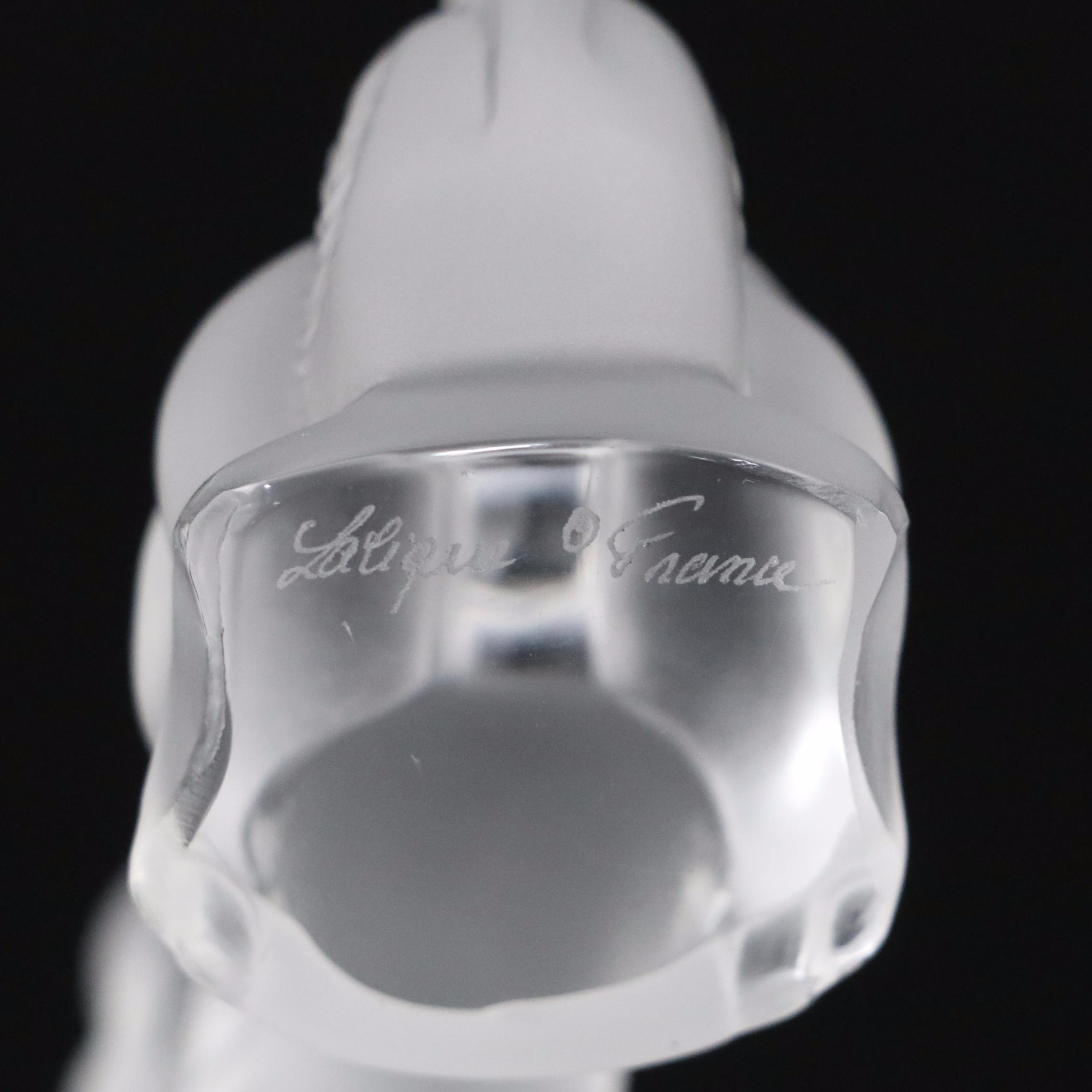 Lalique "Small Dragon" Frosted Crystal Figurine | Everything But The House