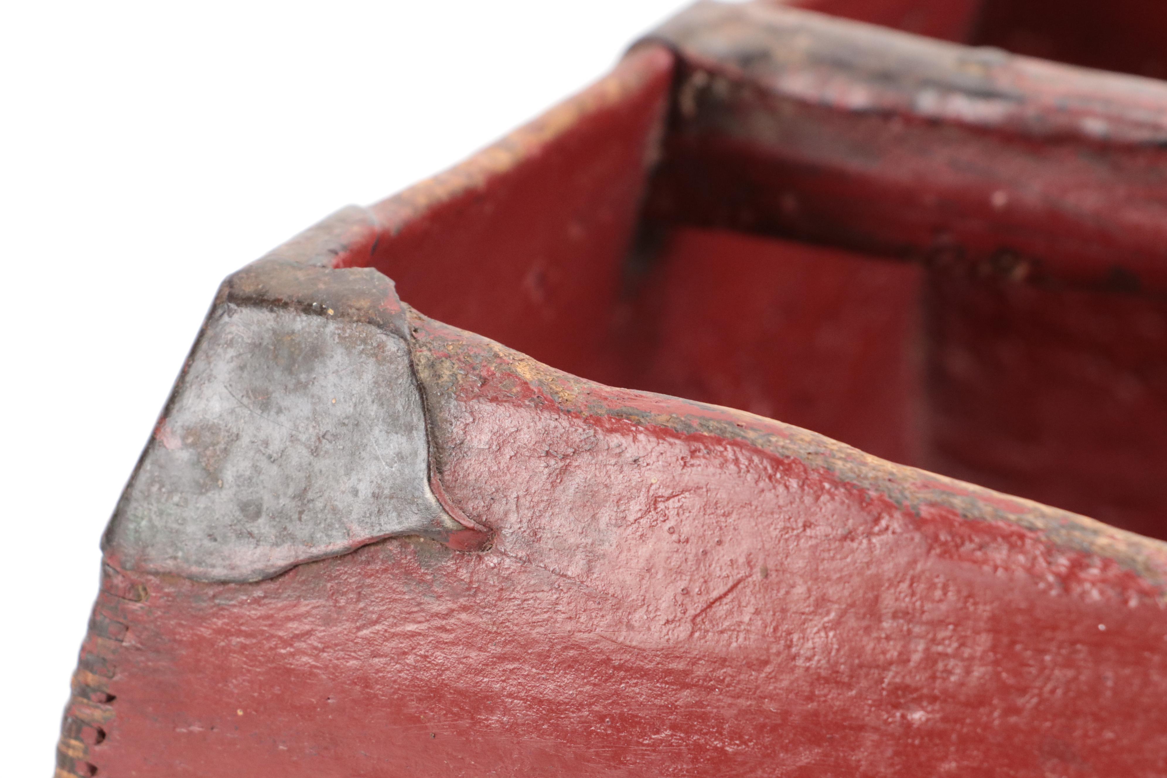 Painted Wood Grain Bucket, Shoe Valet, and Metal Bucket, 20th Century ...
