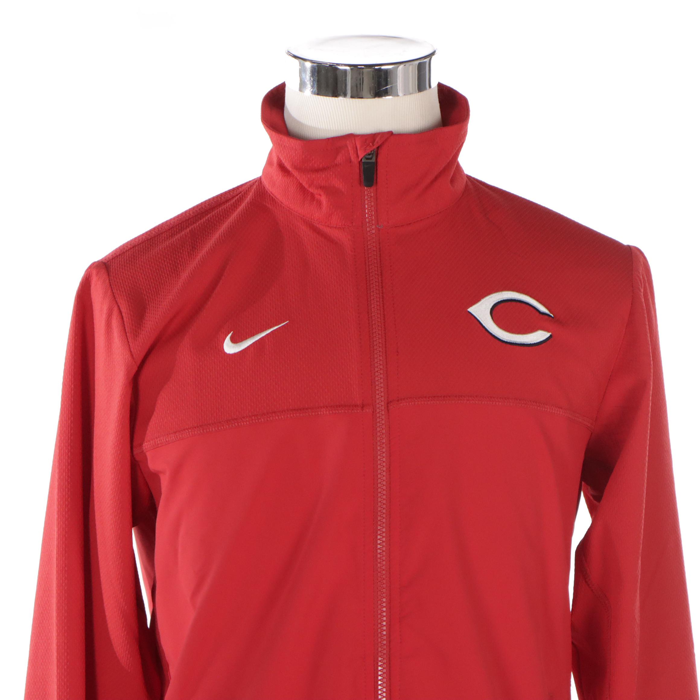 Nike Cincinnati Reds Dri-Fit Zip Jacket and Cincinnati Reds Dunn #44 ...