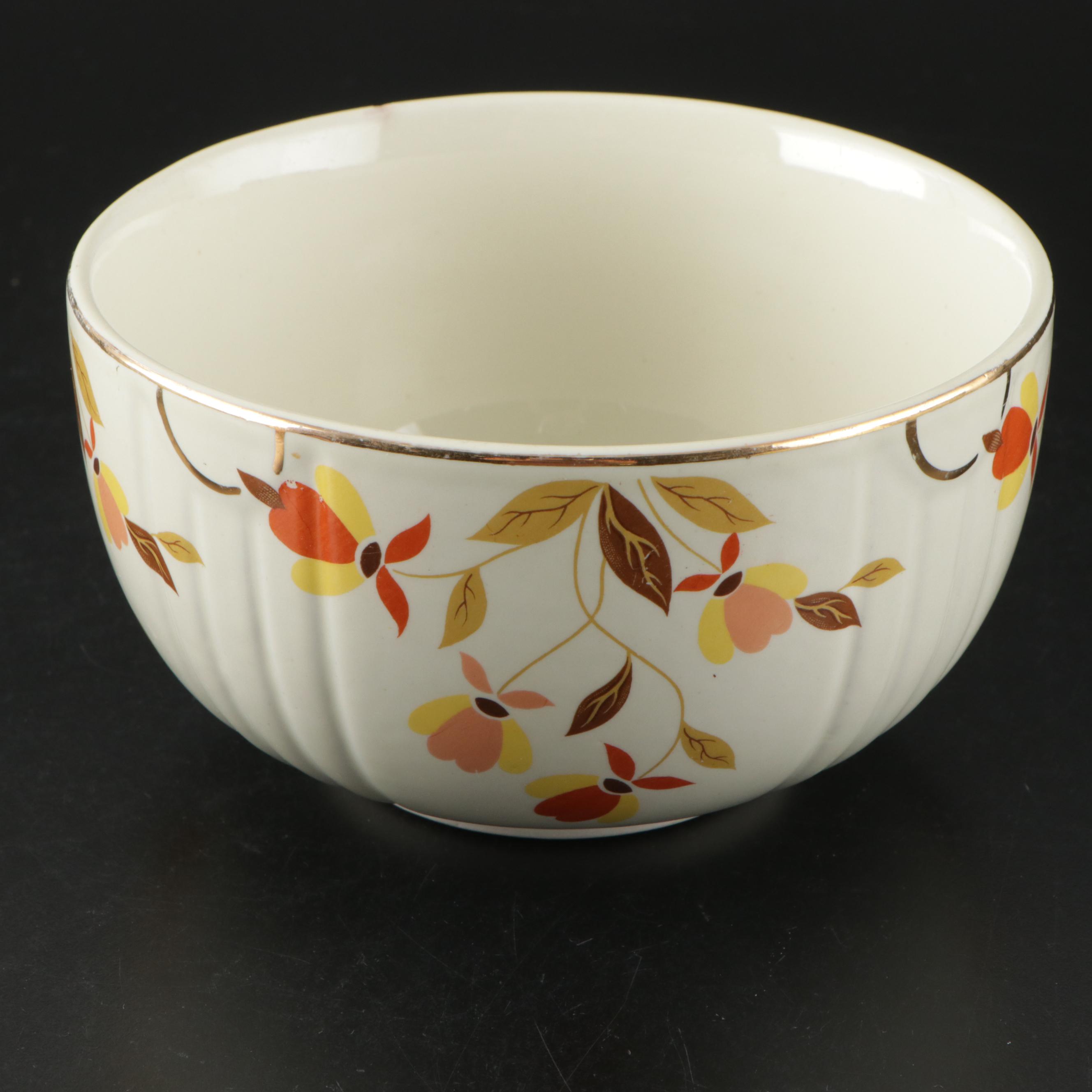 Hall "Autumn Leaf" Casserole and Serving Bowls, Mid-20th Century ...