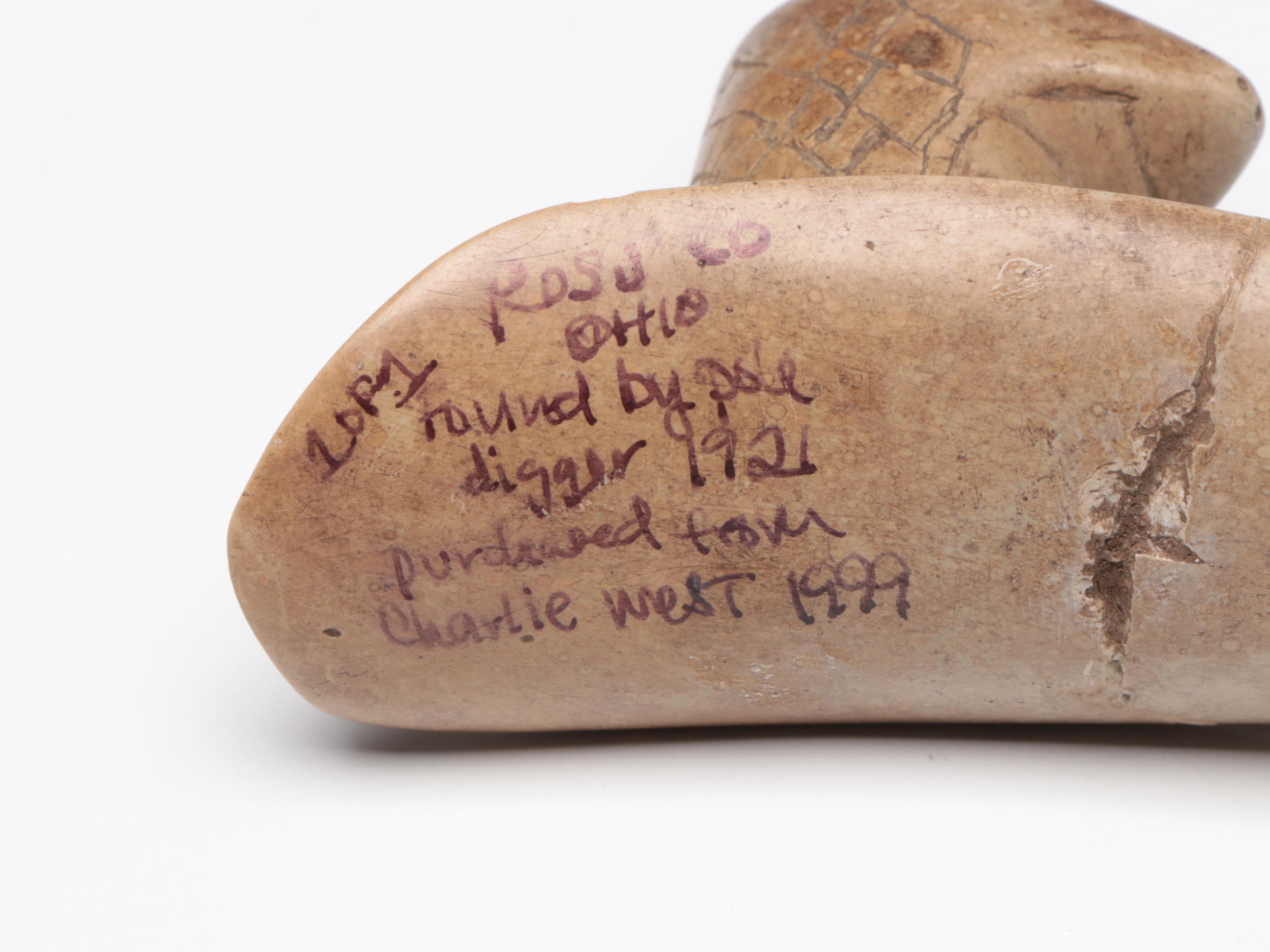 Late Woodland Period Hopewell Snake Effigy Platform Pipe, 1500 BP ...