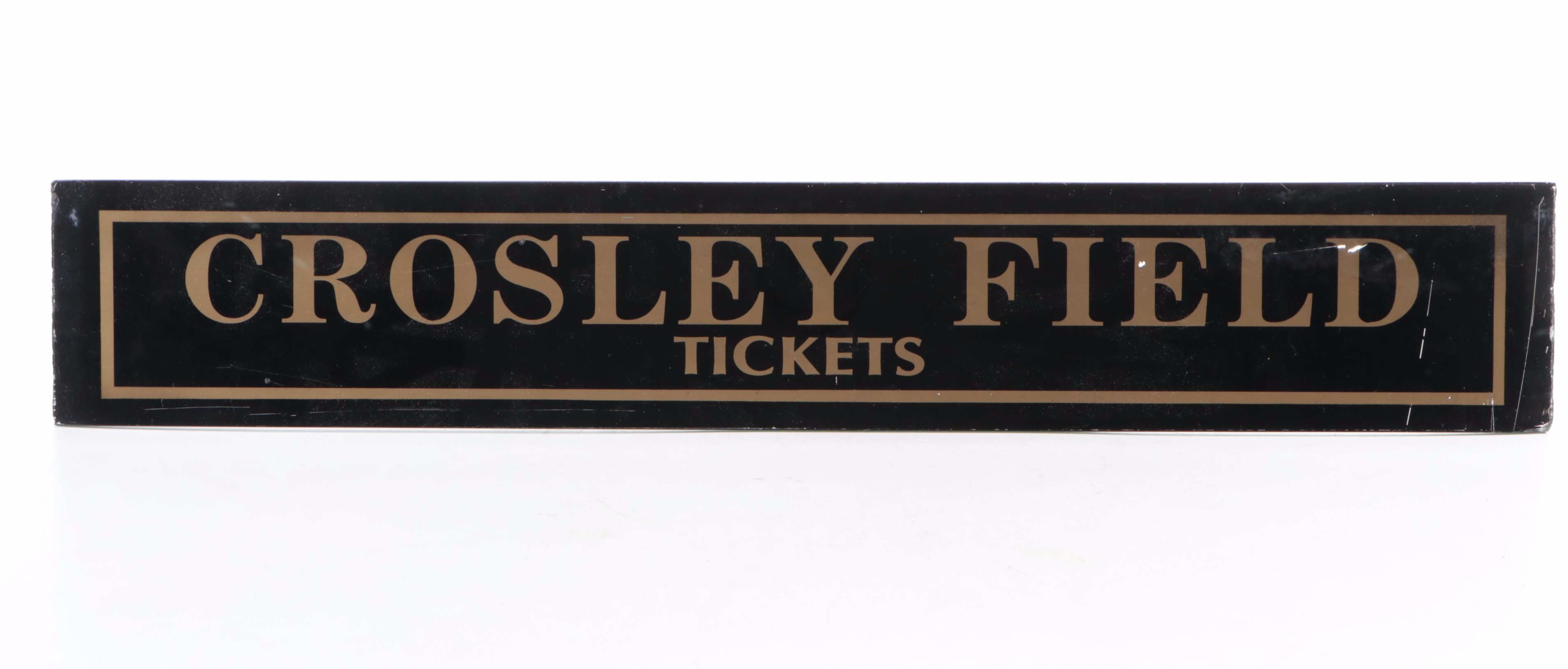 Crosley Field Replica Box Office Ticket Sign, Late 20th Century ...