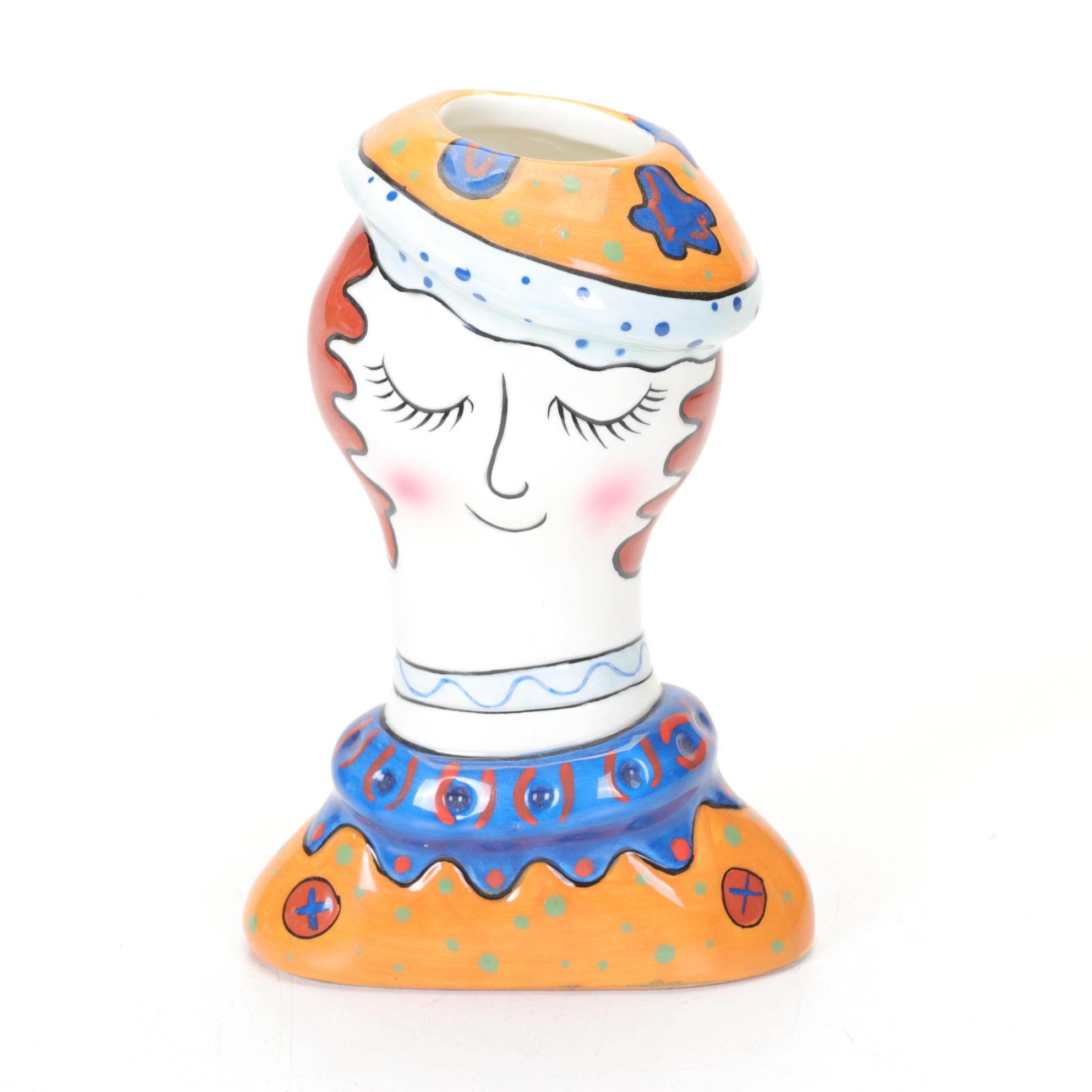 Susan Paley by Ganz Figural Ceramic Candlesticks and Vase | Everything ...