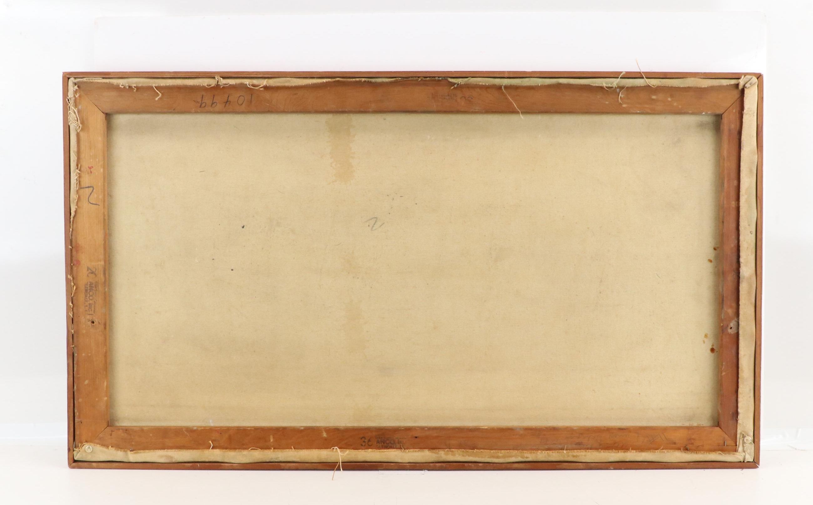 Alfred Russell Abstract Expressionist Oil Painting "Lunar Eclipse ...